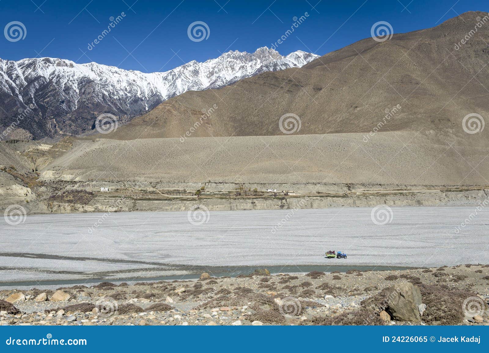 Himalaya Mountains in Spring Time Stock Image - Image of mount, peak ...
