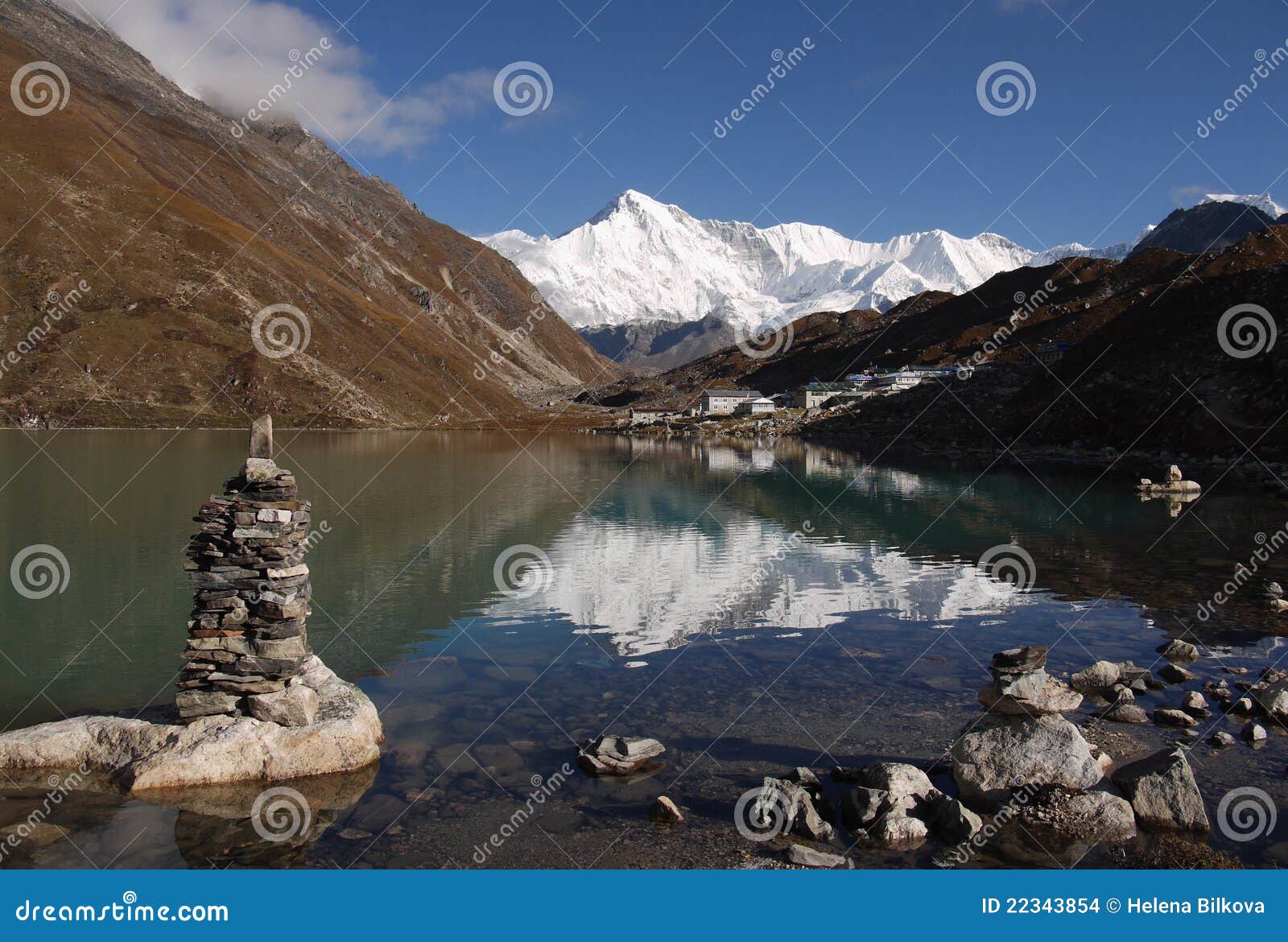 Himalayagebergte stock foto. Image of bergen, himalayagebergte - 22343854
