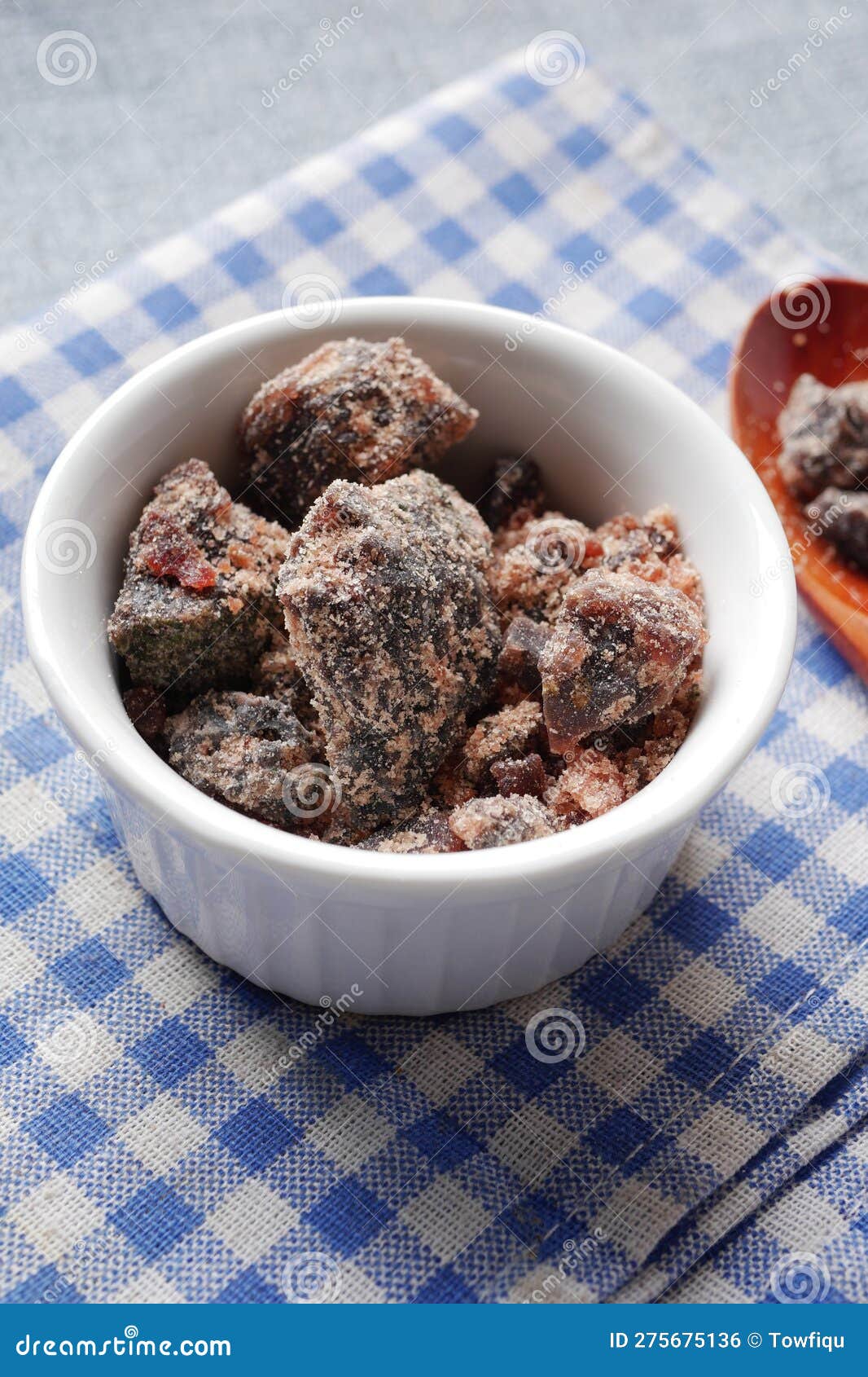 Himalayan Black Salt Rock Crystals, Kala Namak in a Container on Table ...