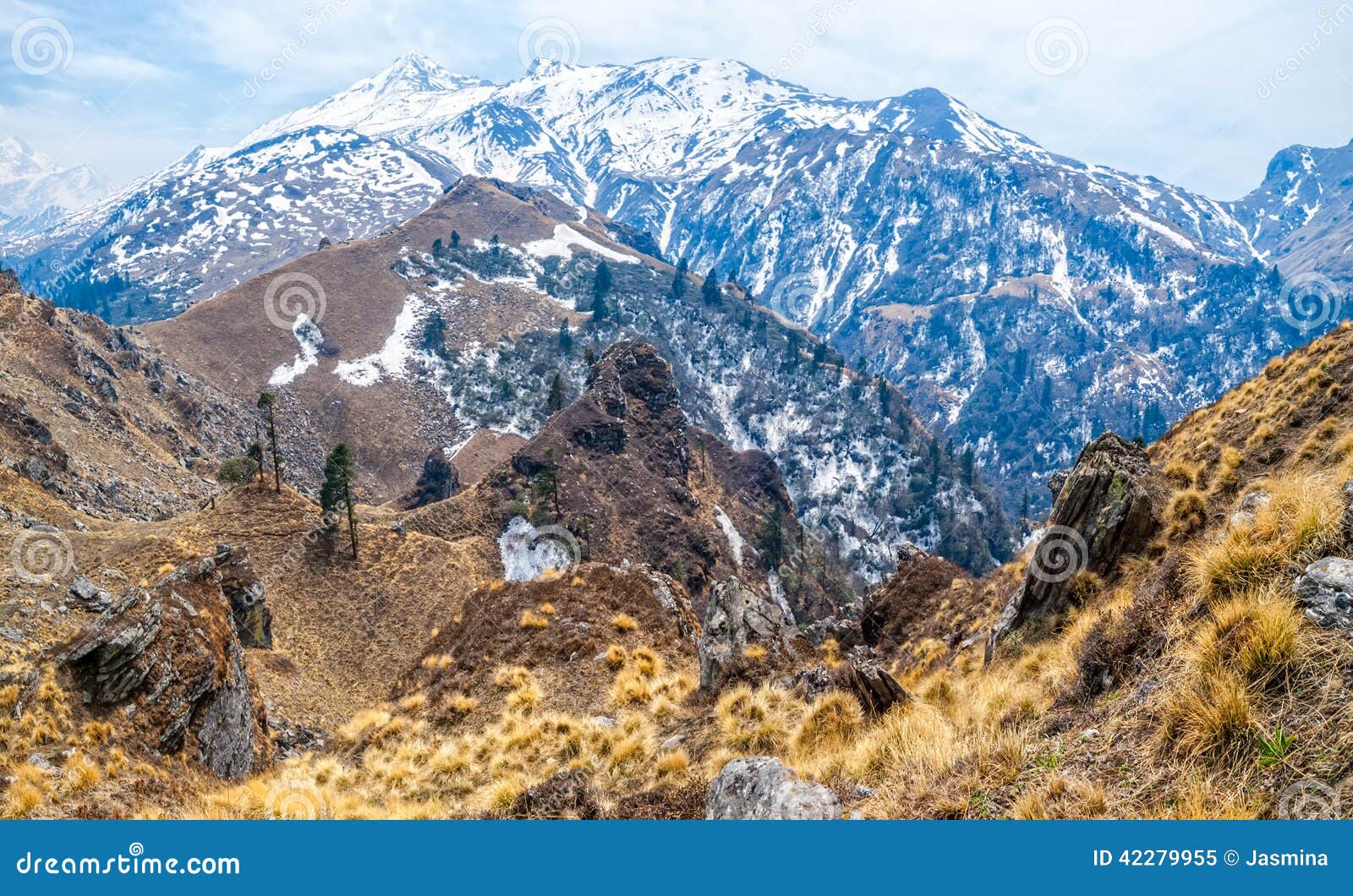 Himalayan landscape stock image. Image of natural, north - 42279955
