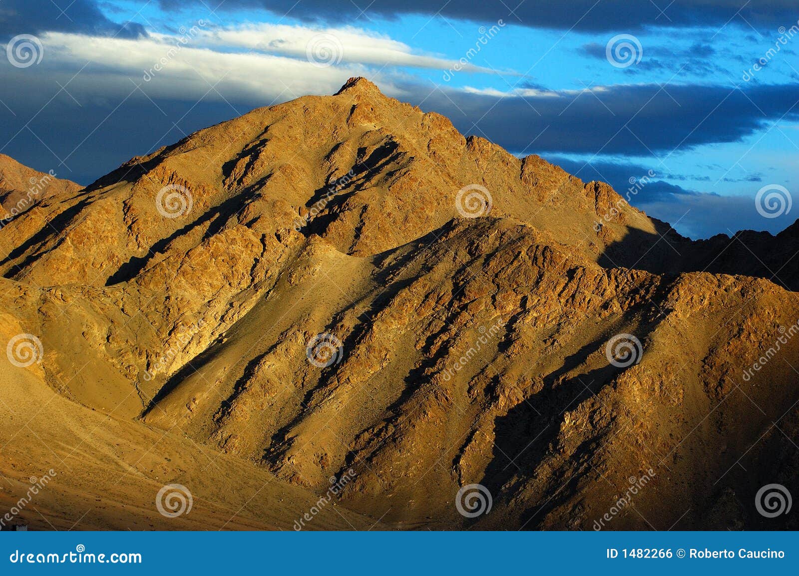Himalayan Mountain Landscape In Ladakh, India Royalty-Free Stock Image ...
