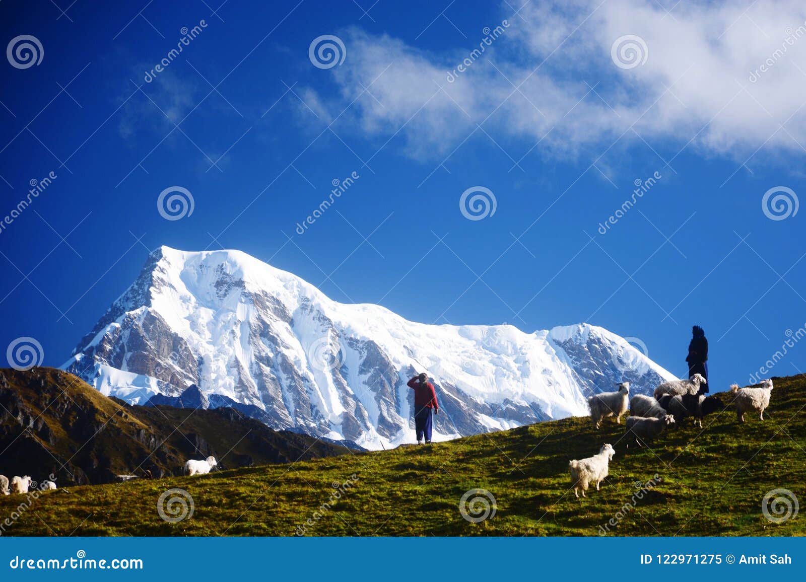 Himalayan people stock image. Image of himalayan, uttarakhand - 122971275
