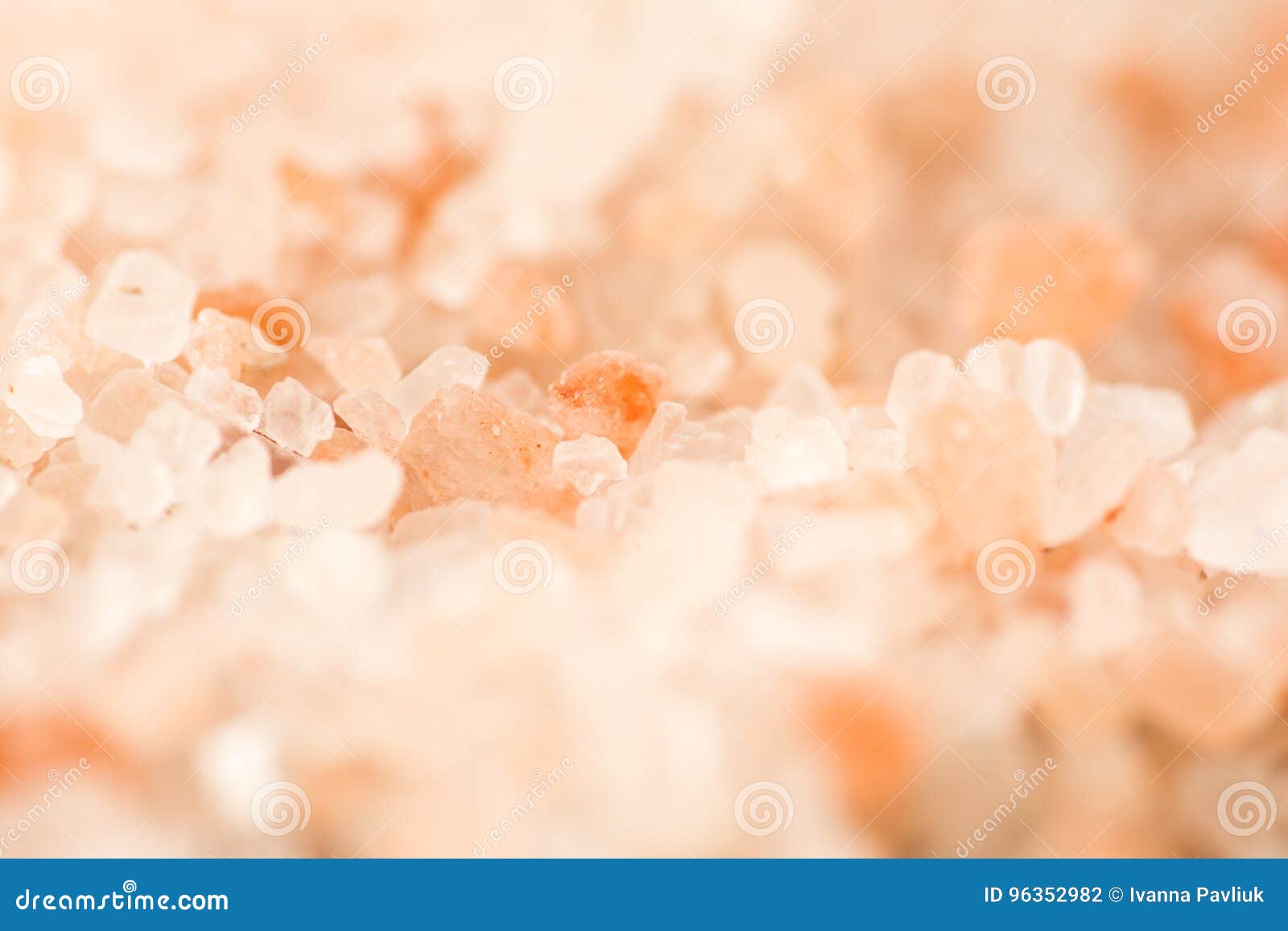Himalayan Pink Crystal Salt. Pink Salt Background Stock Photo - Image ...