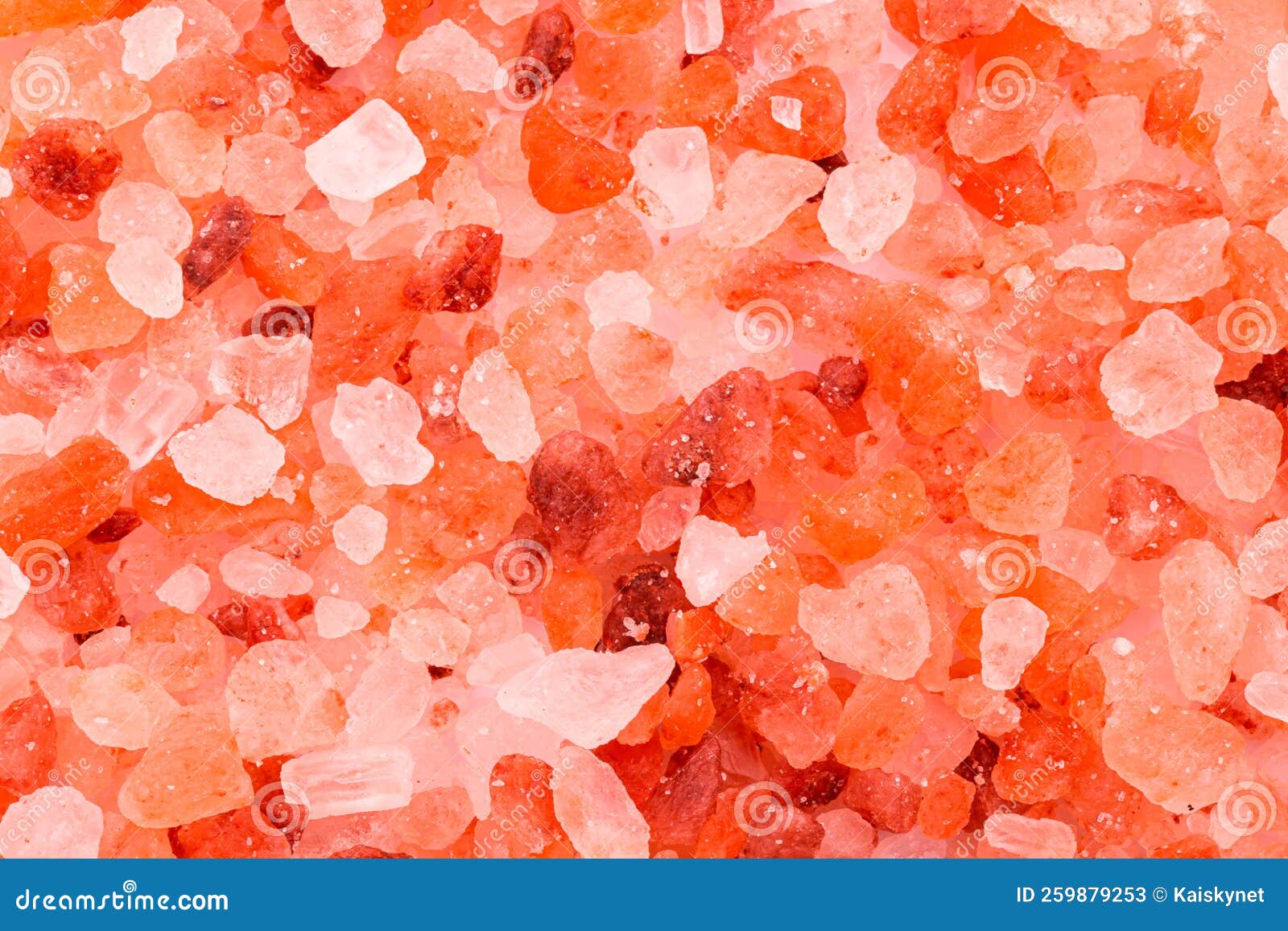 Himalayan Pink Salt Isolated on a White Background Stock Image - Image ...
