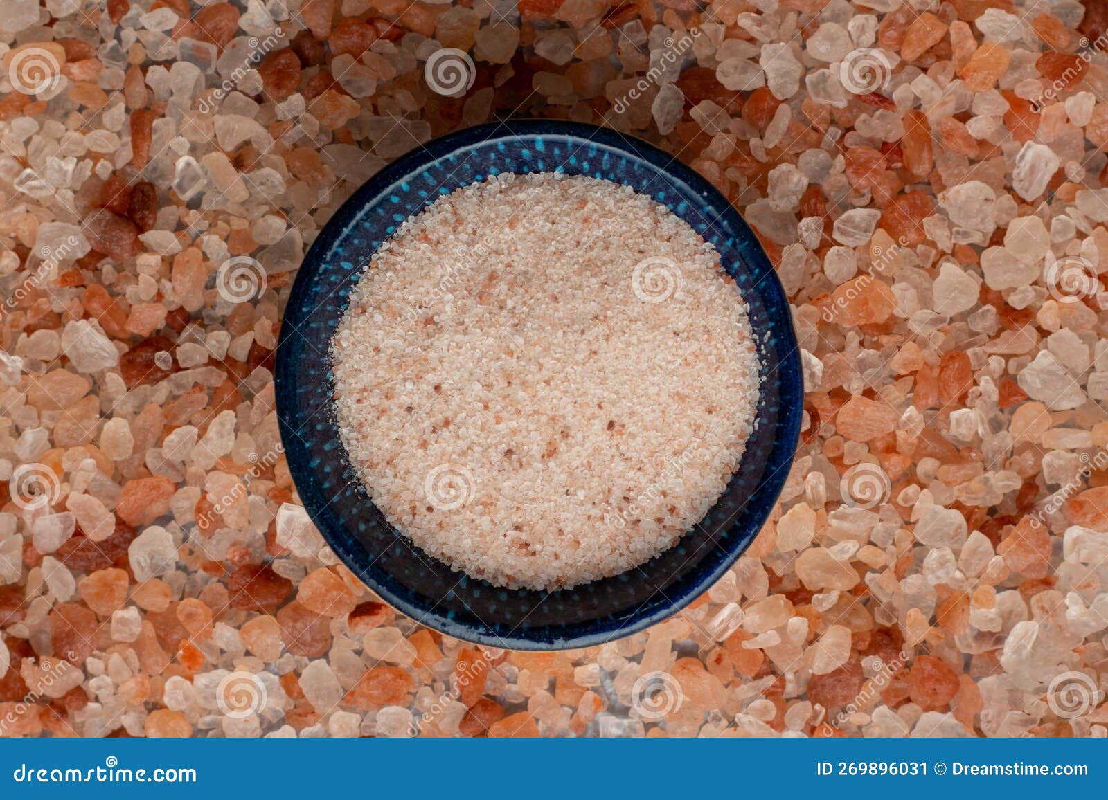 Himalayan Pink Salt Powder in Glass - Himalayan Pink Salt Stock Image ...