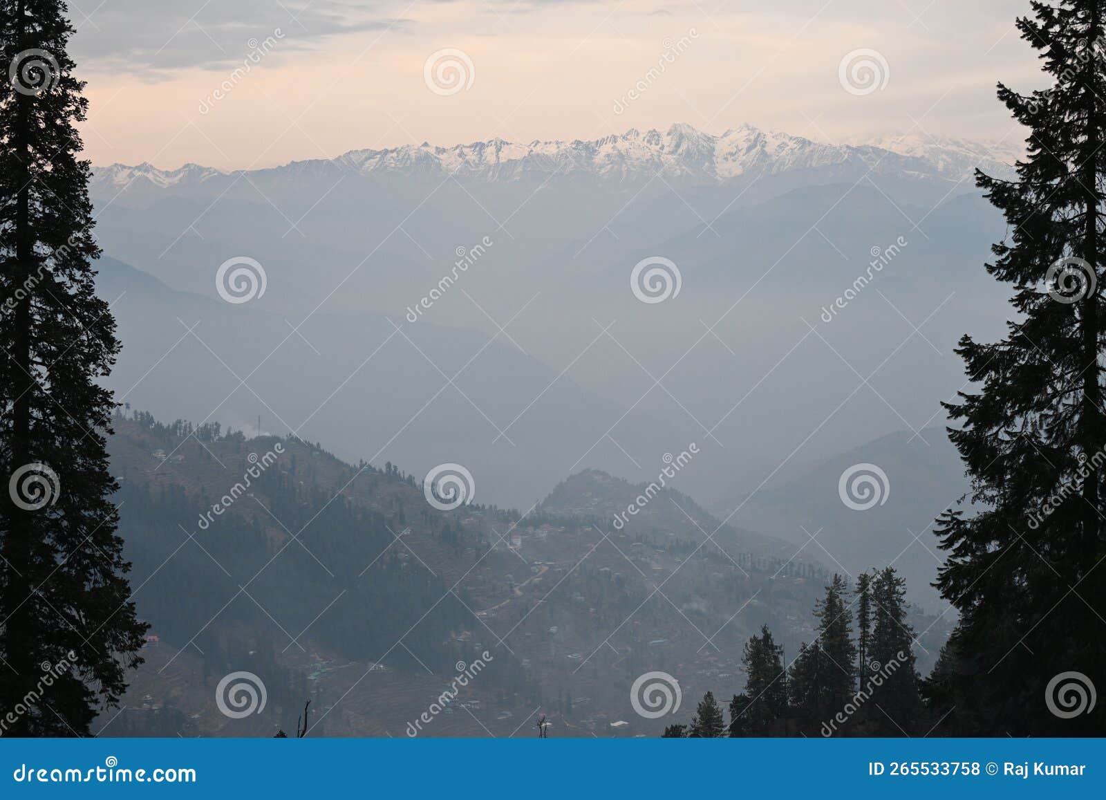 Himalayan Range stock photo. Image of view, hill, morning - 265533758