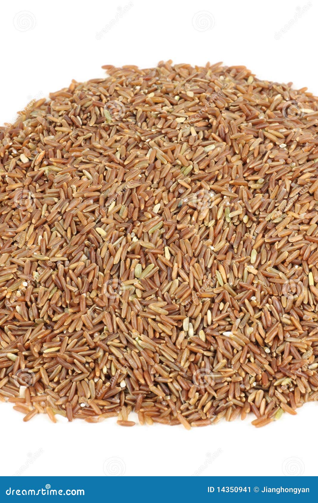Himalayan Red Long Grain Rice Stock Image - Image of wild, vegetarian ...