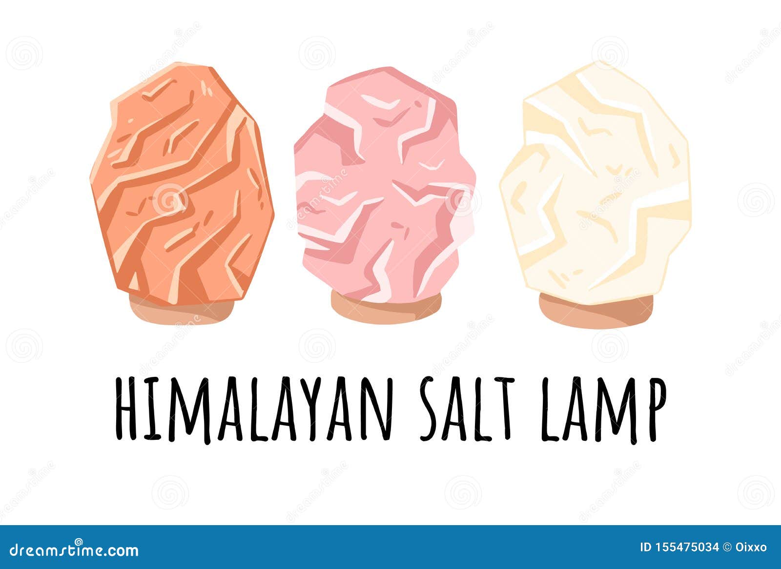 Himalayan Salt Lamps. Vector Logo Template with Salt Crystal. Relax ...