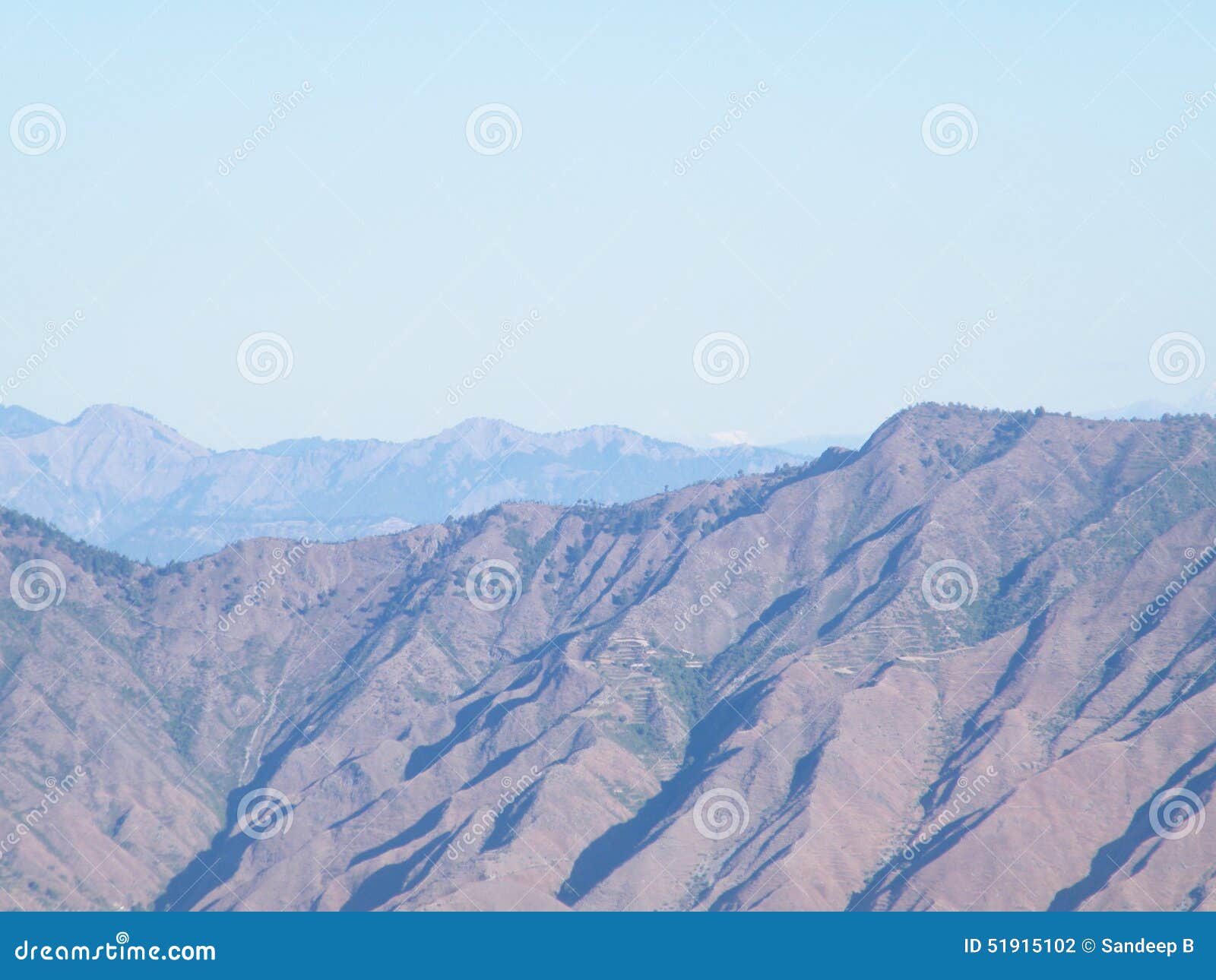 The Himalayan Terrain stock photo. Image of hill, terrain - 51915102