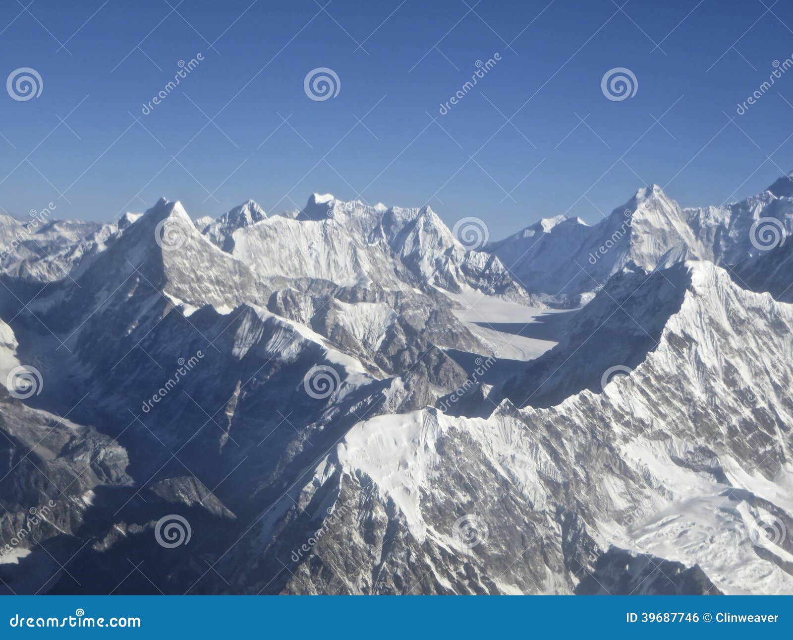 Himalayas stock photo. Image of ridge, himalaya, trekking - 39687746
