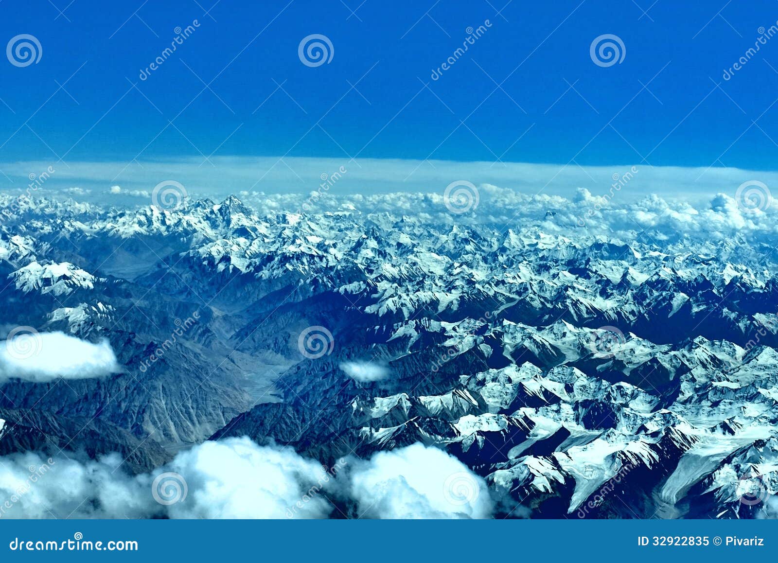 The himalayas with the k2 stock image. Image of tilted - 32922835