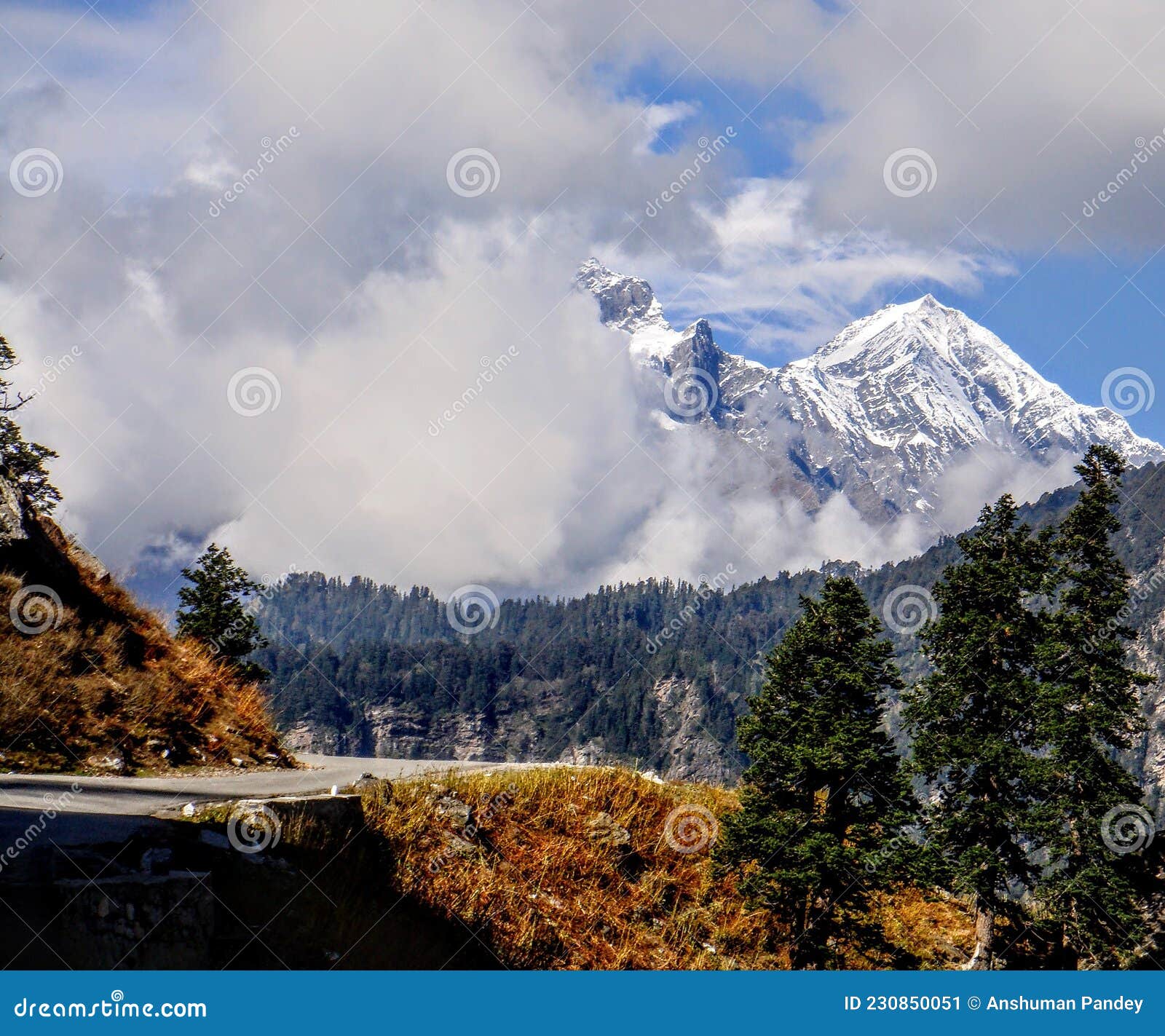Himalayas Way To Rohtang Manali Stock Image - Image of autumn, nature ...