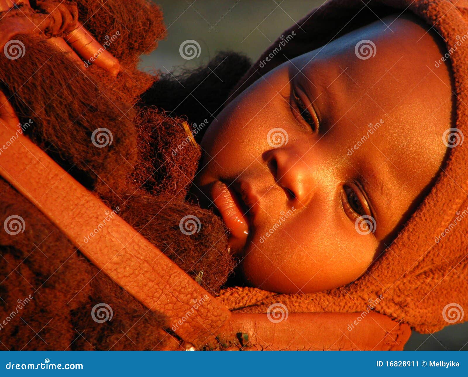 Himba baby editorial photo. Image of close, namibian - 16828911