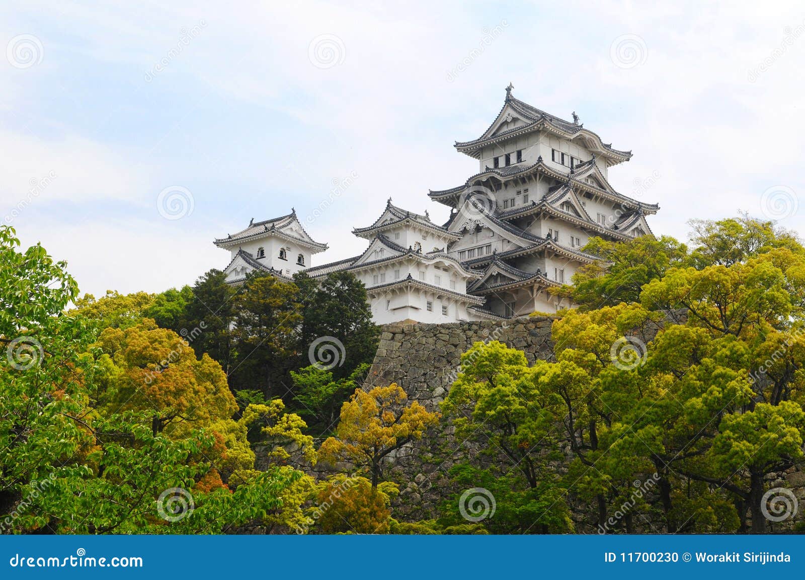 Himeji stock photo. Image of himeji, heritage, clouds - 11700230