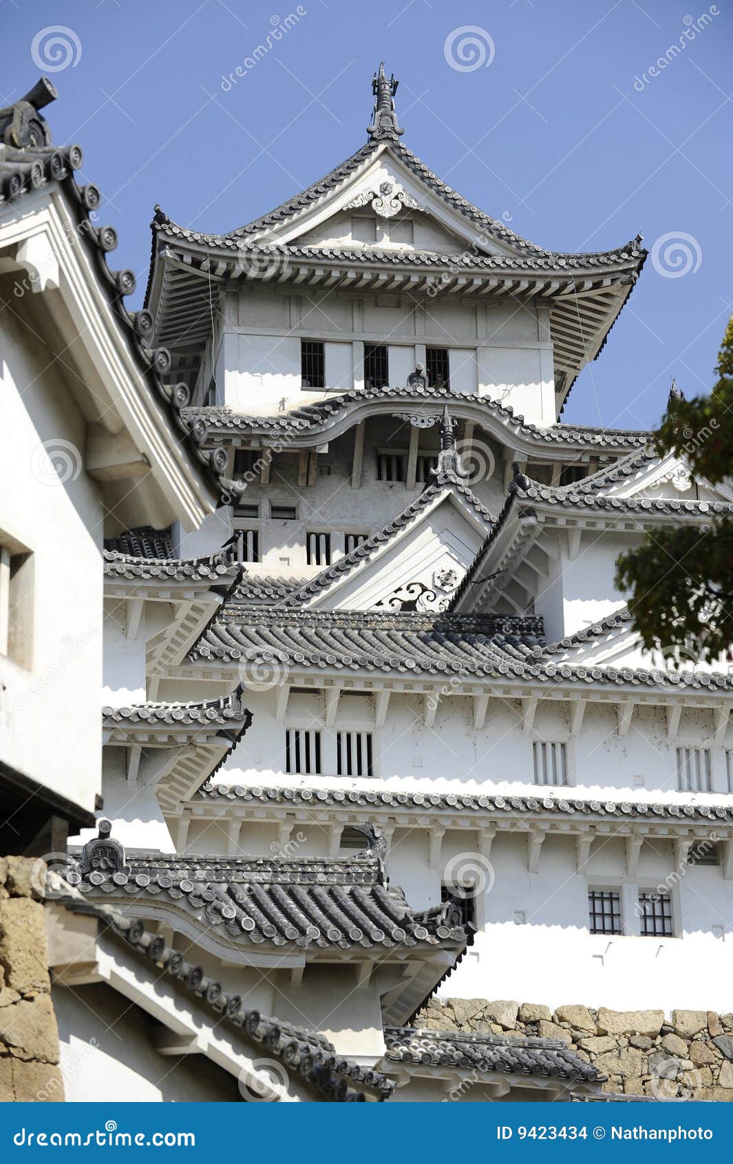 Himeji Castle, Japan stock photo. Image of himeji, antiquity - 9423434