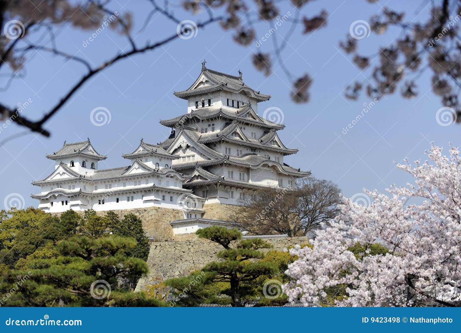 Himeji Castle, Japan stock photo. Image of white, antiquity - 9423498