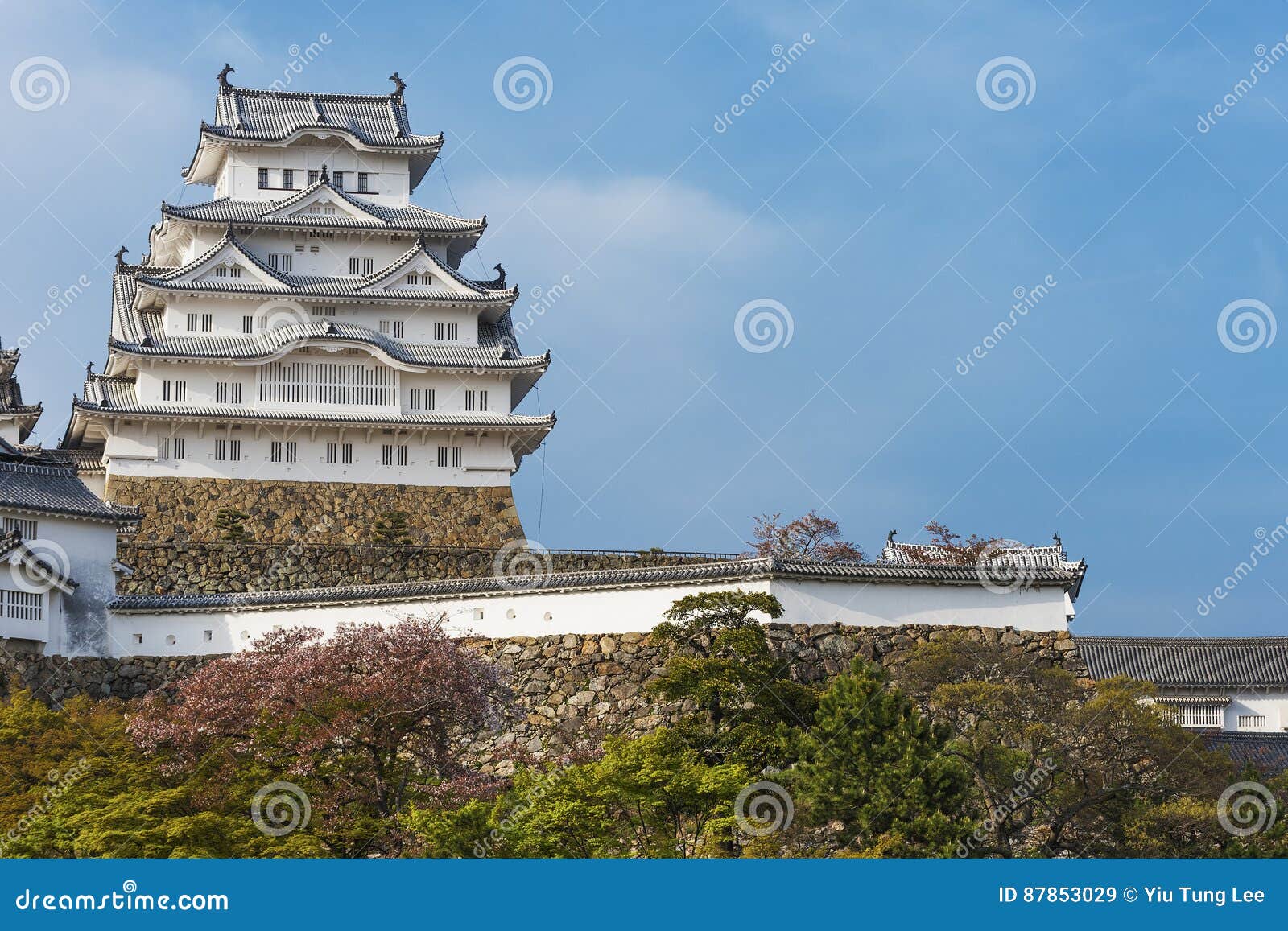 Himeji castle in Japan stock image. Image of himejijo - 87853029