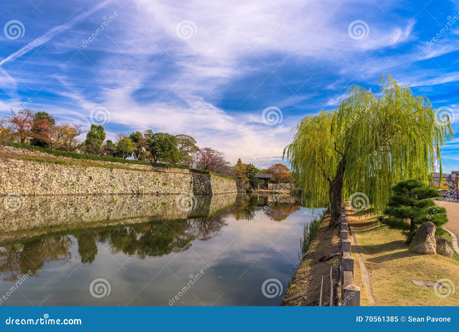 Himeji Castle Moat stock image. Image of hyogo, foliage - 70561385