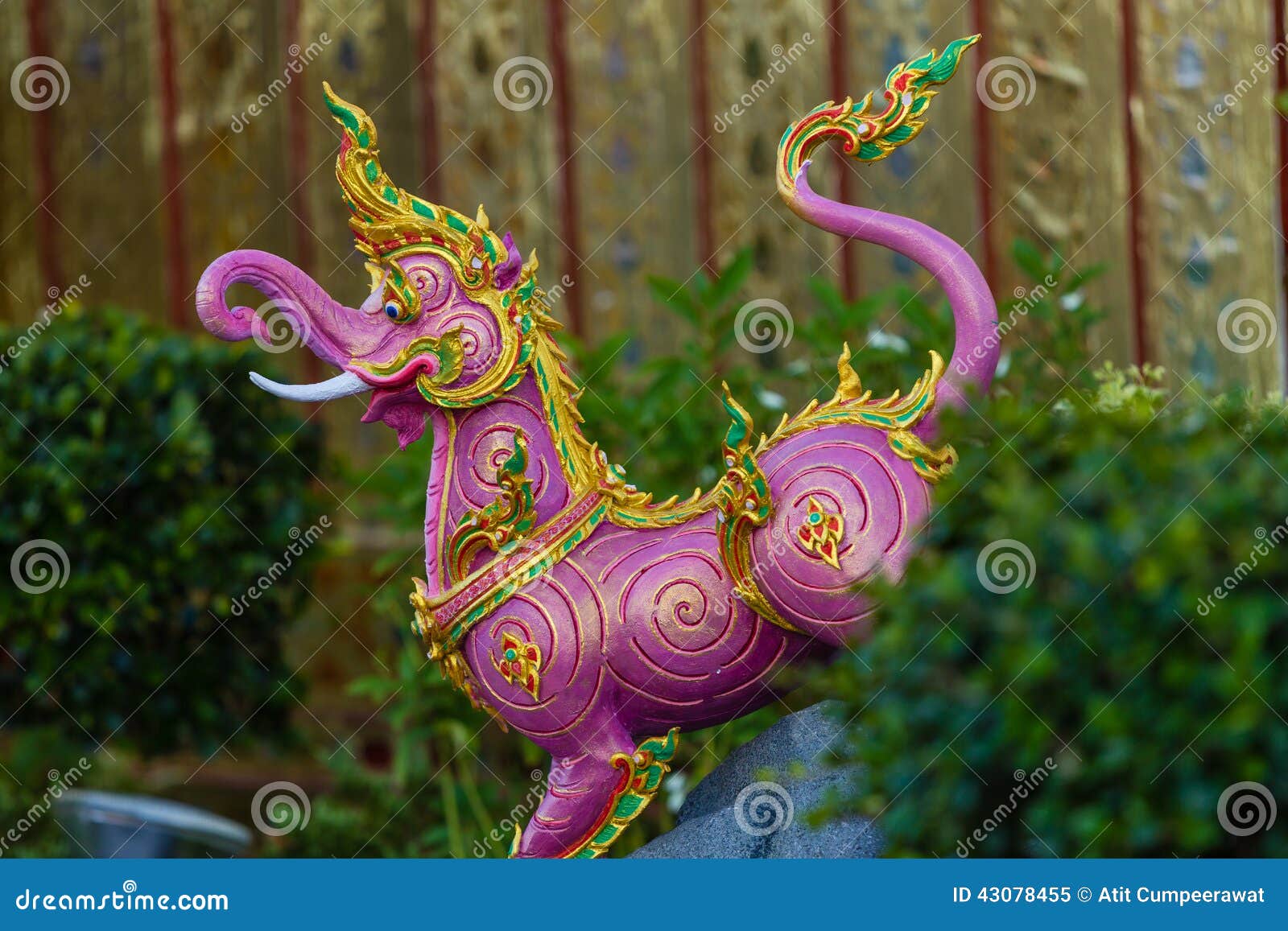 Himmapan Creature at Royal Cremation Structure , Bangkok in Thai Stock ...