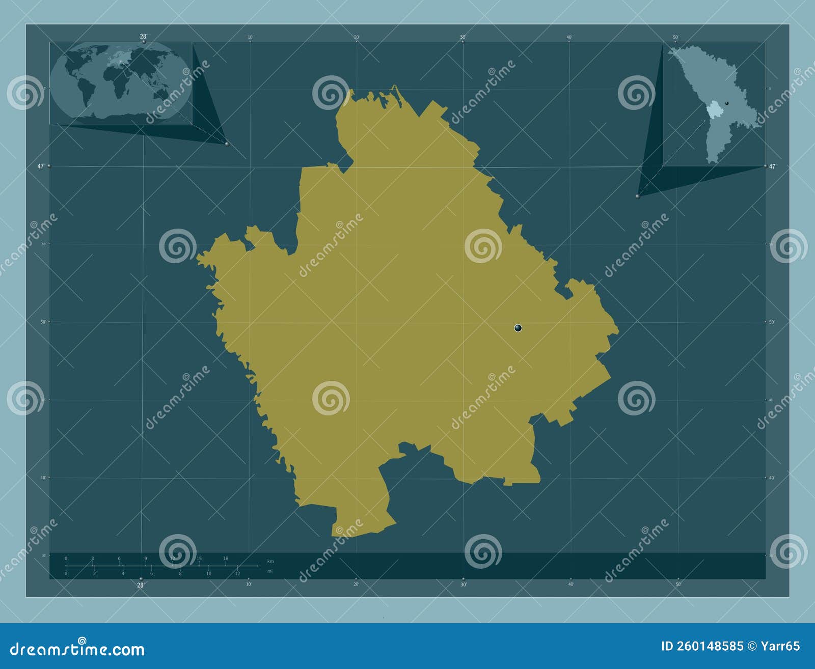 Hincesti, Moldova. Solid. Capital Stock Illustration - Illustration of ...