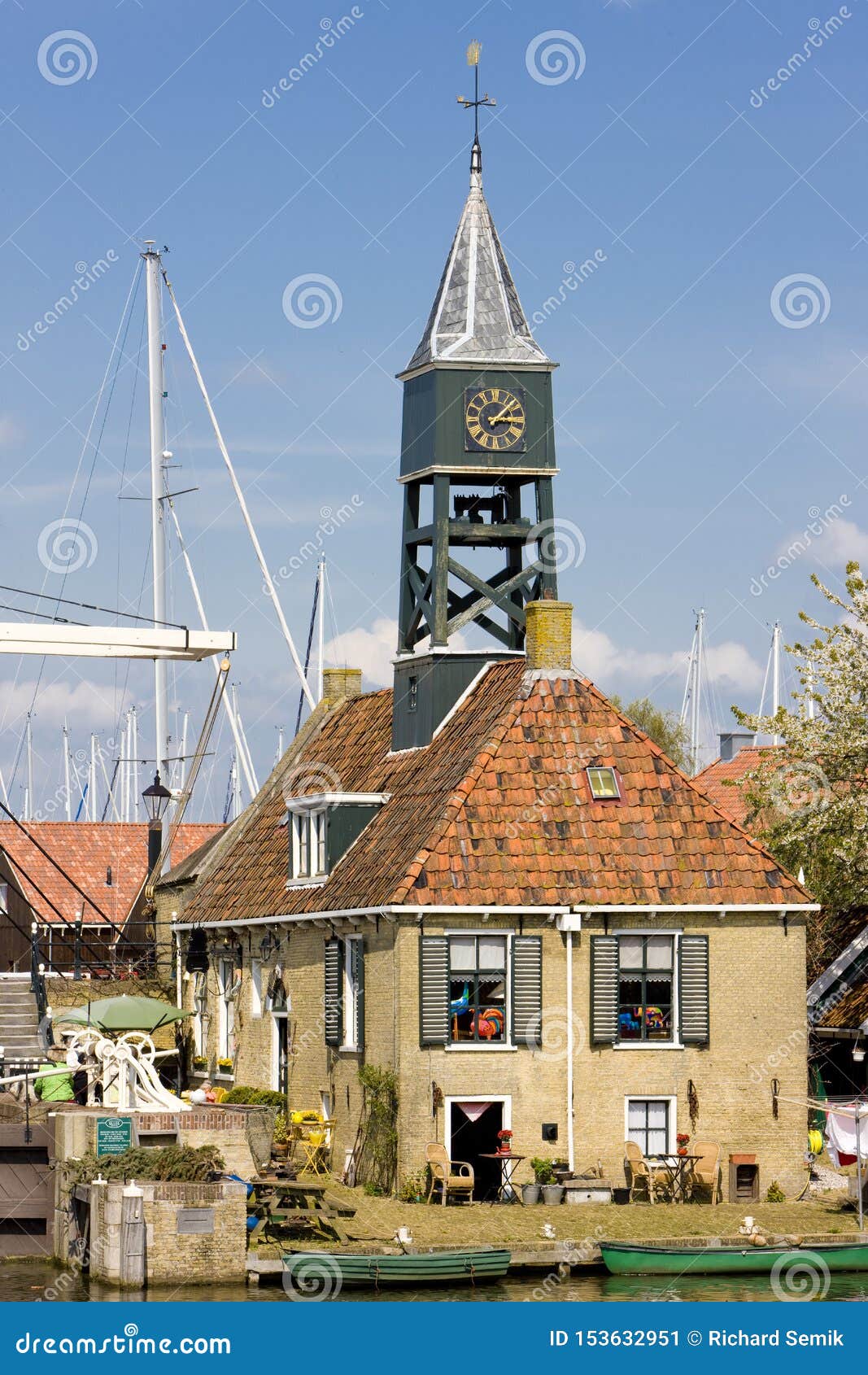 Hindeloopen, Friesland, Netherlands Editorial Photo - Image of boat ...