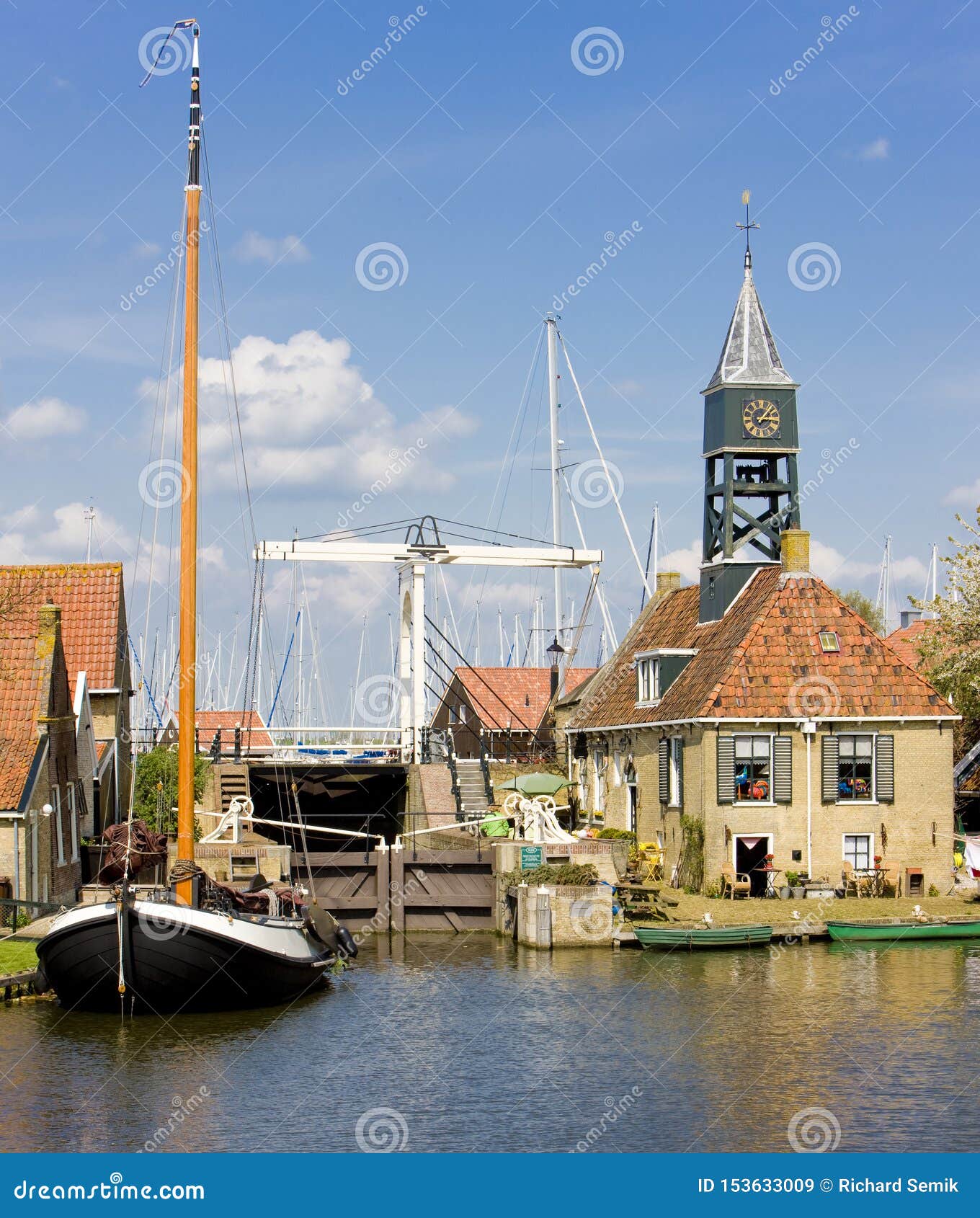 Hindeloopen, Friesland, Netherlands Editorial Stock Image - Image of ...