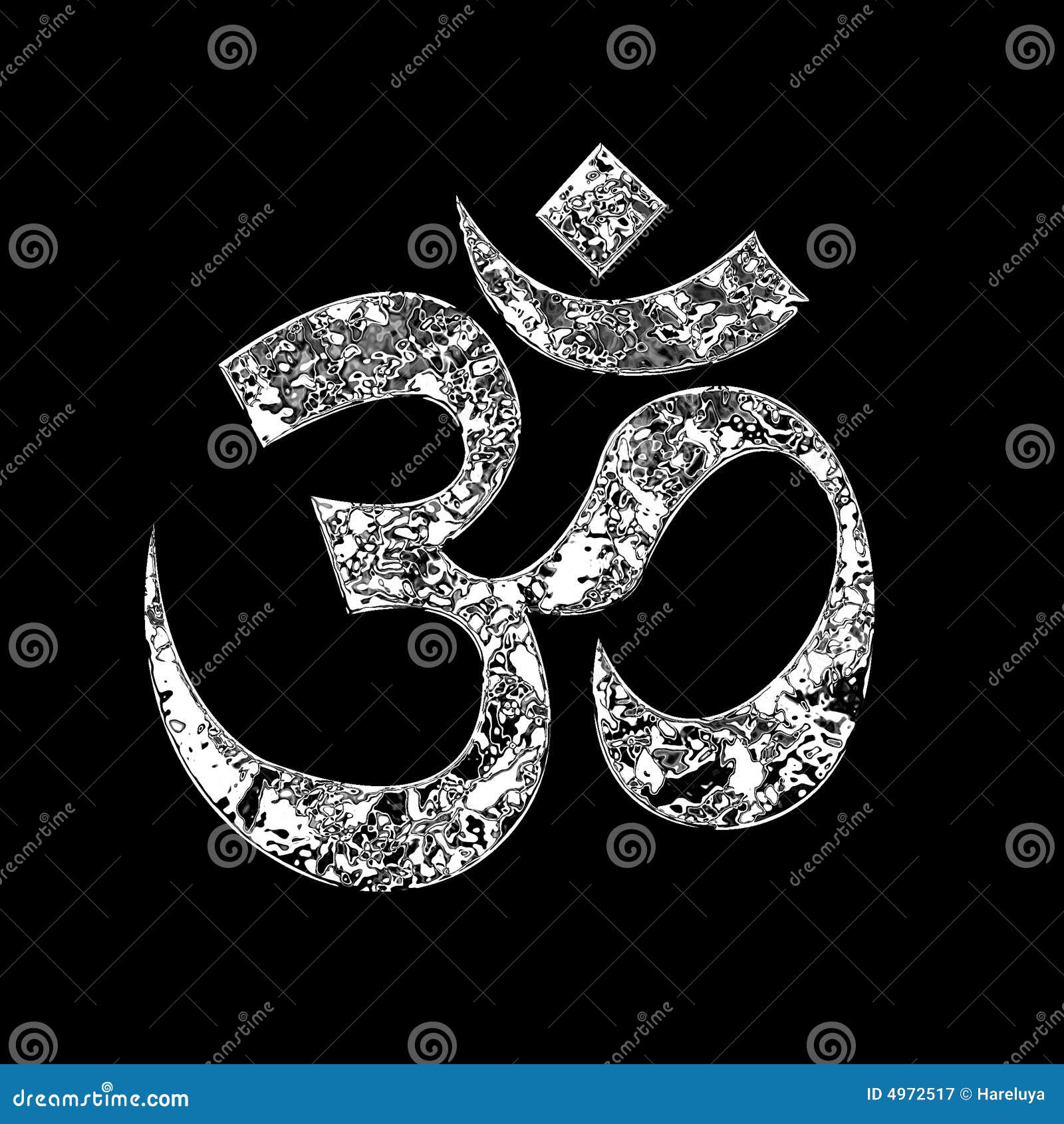 Hindoes symbool stock illustratie. Illustration of hindoes - 4972517