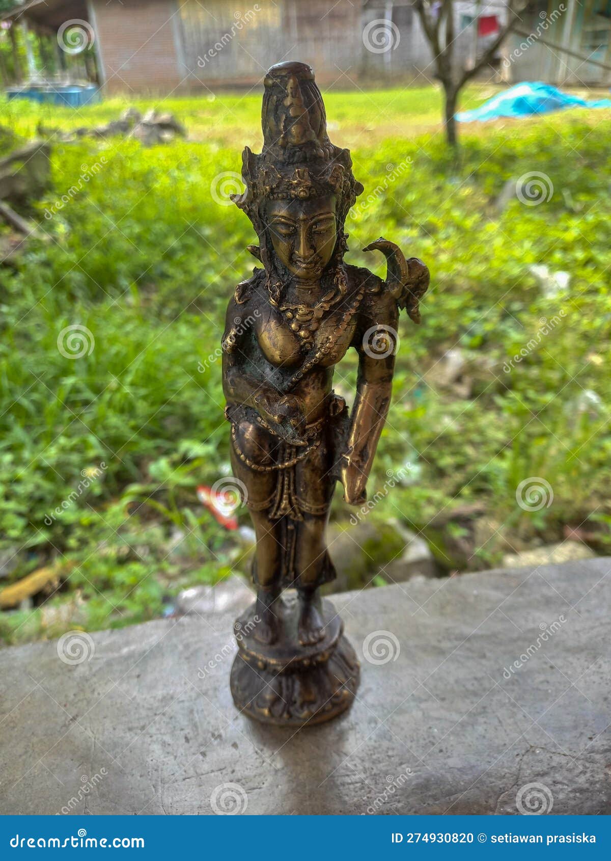 Hindu Ancient Statue from Java Island Stock Photo - Image of statue ...