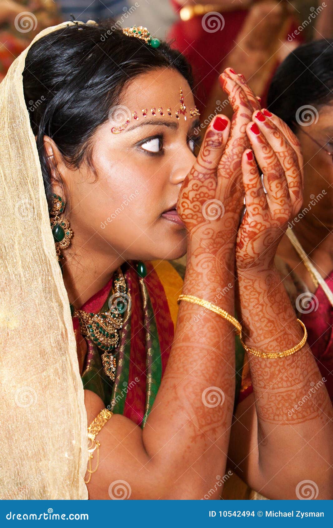Hindu bride stock photo. Image of hindu, marriage, indian - 10542494