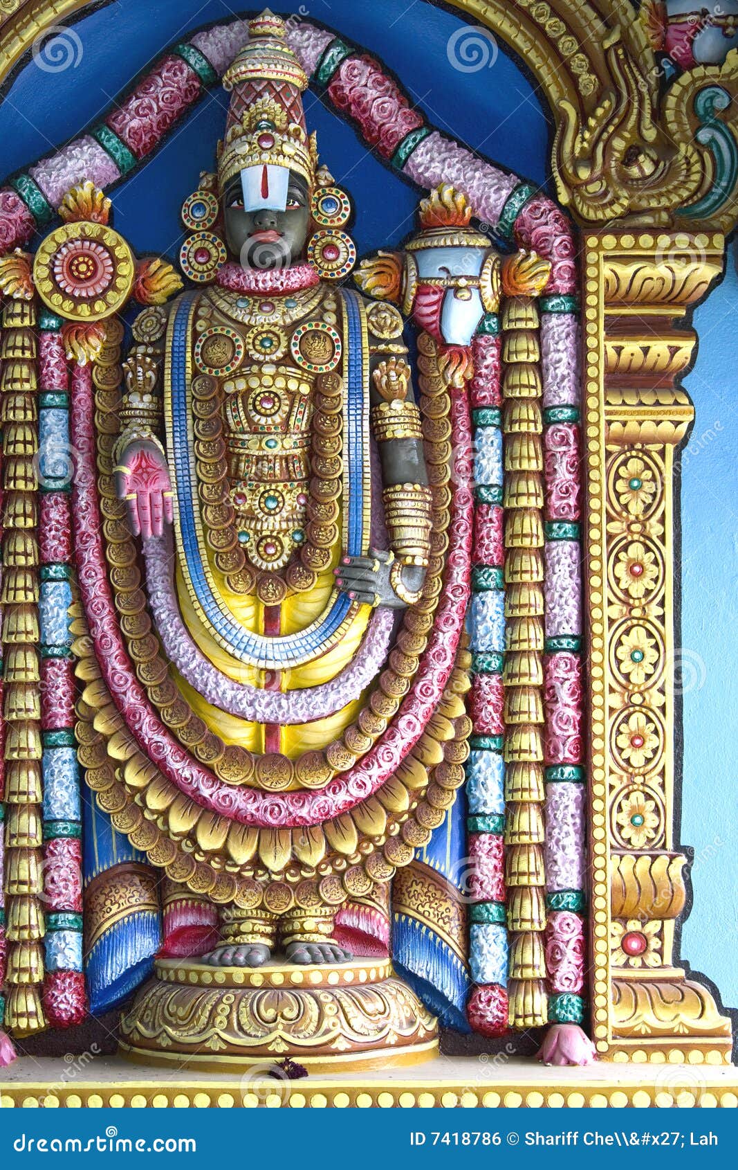 Hindu Deity stock photo. Image of pray, oriental, statue - 7418786