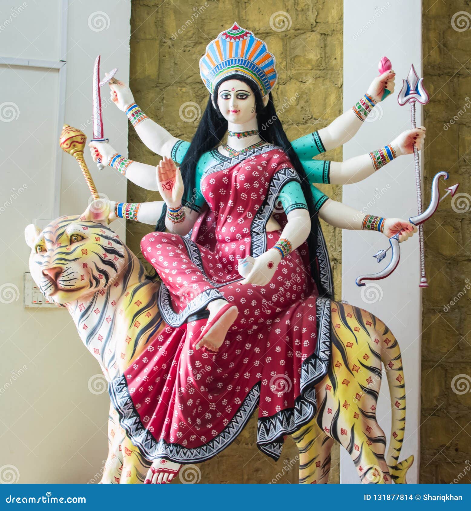 Hindu Deity Symbol Of Power Editorial Photo | CartoonDealer.com #151844831