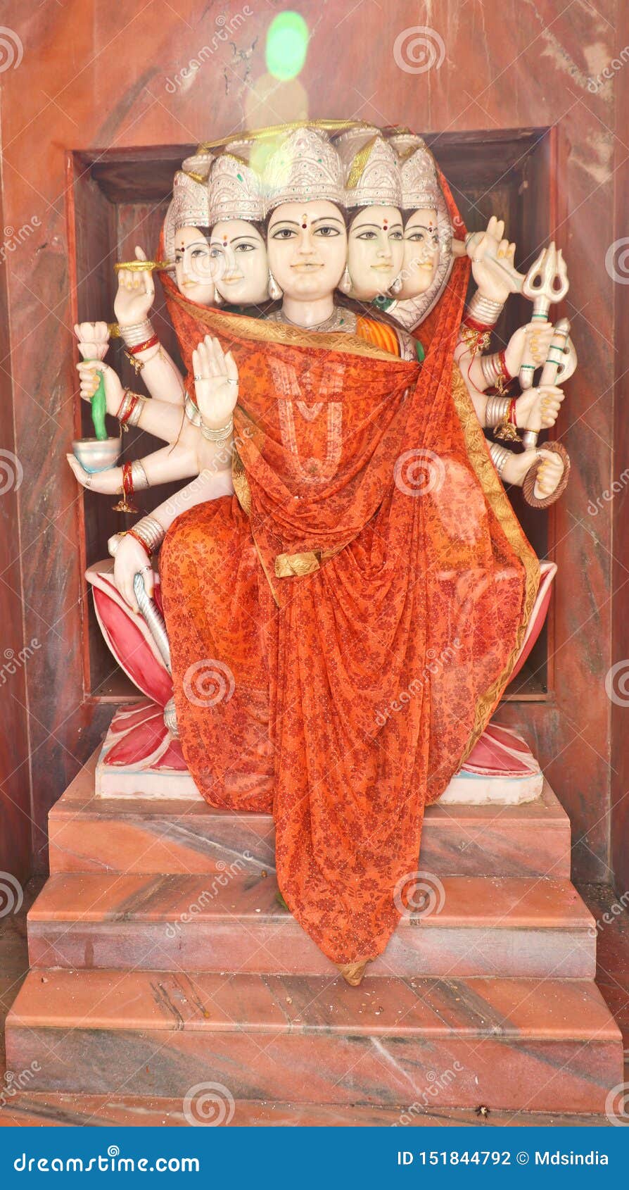 Hindu Deity Symbol of Power Editorial Photography - Image of blessing ...