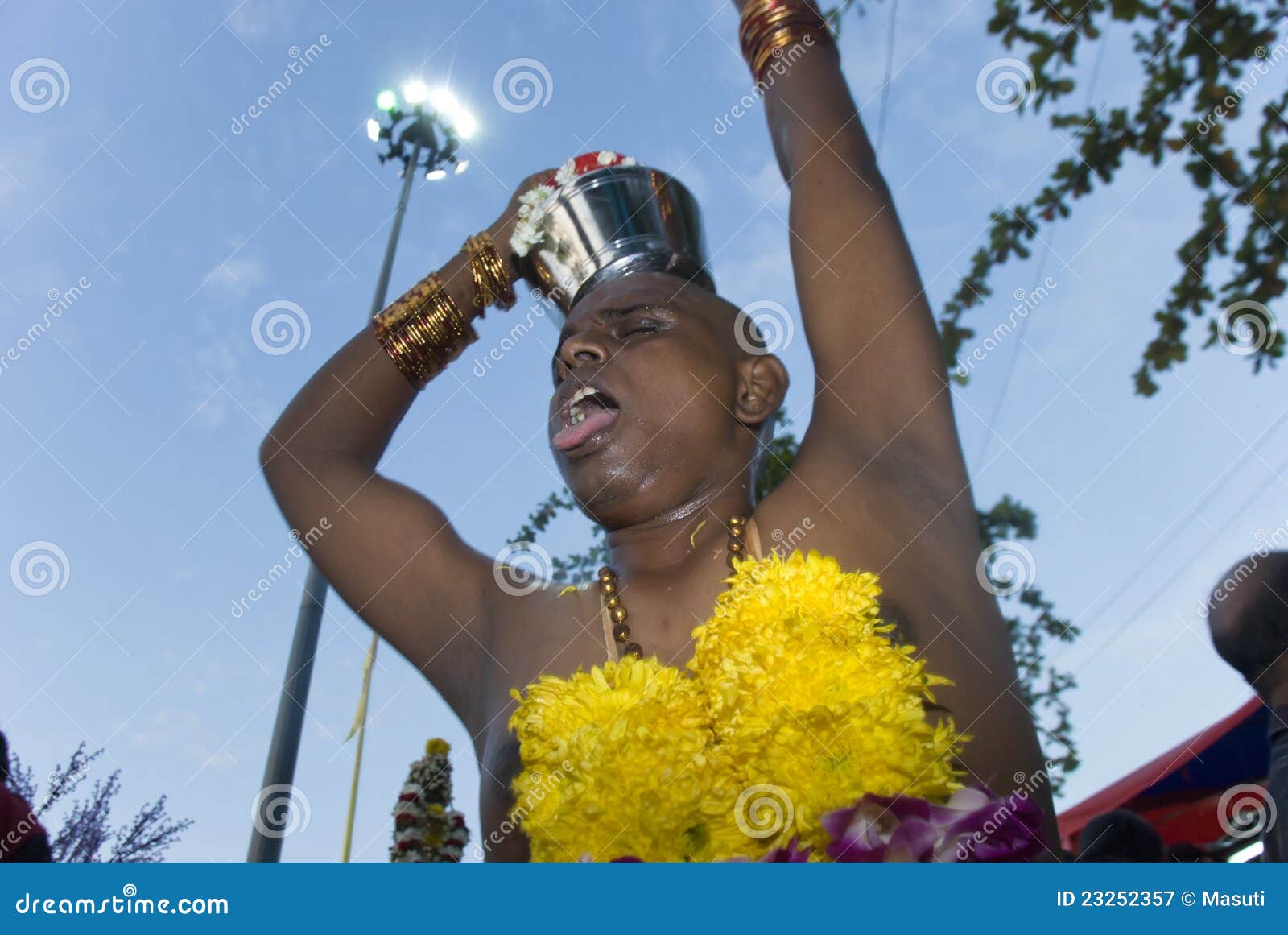 A Hindu devotee editorial photography. Image of kuala - 23252357