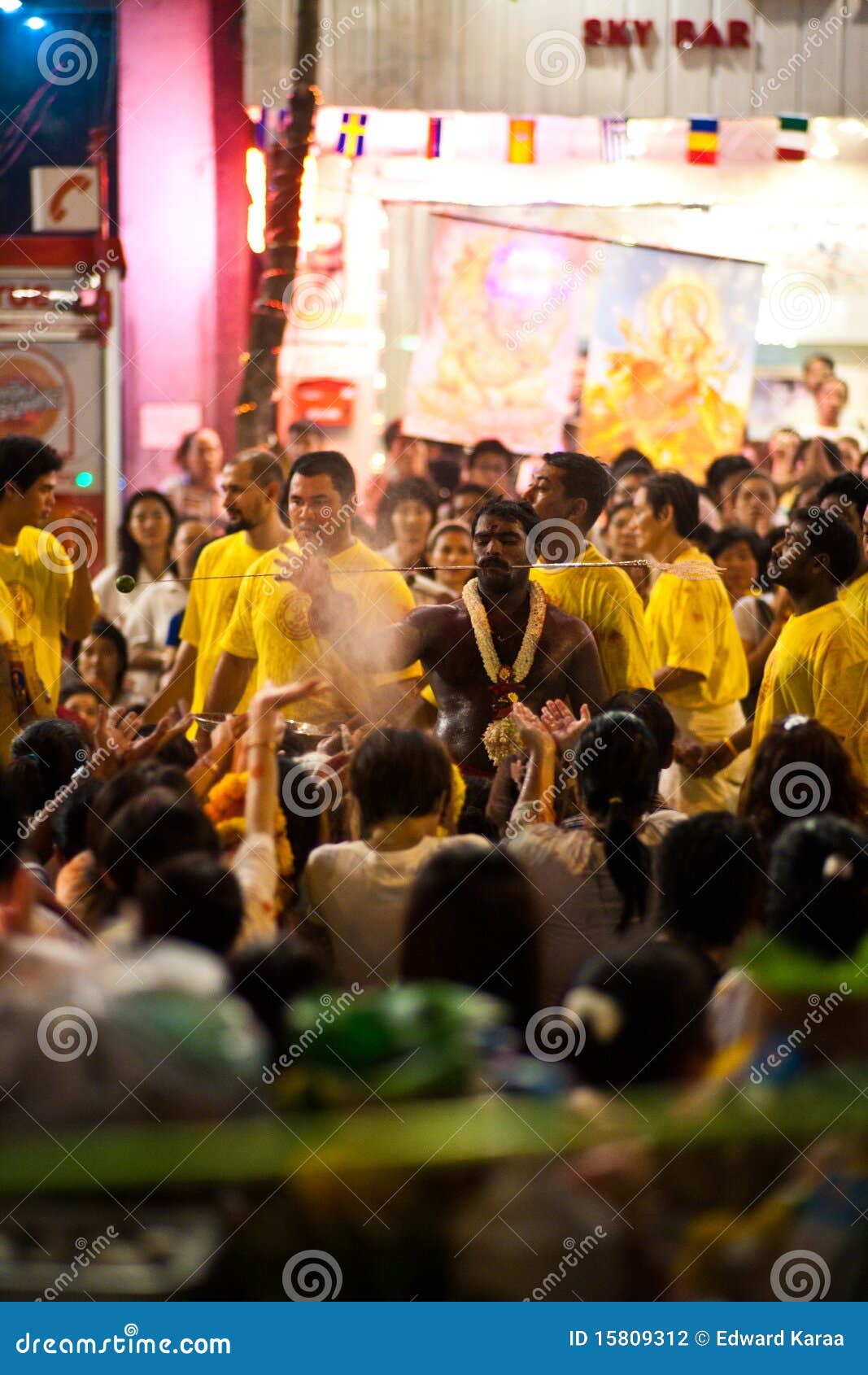 Hindu Festival editorial photography. Image of bangkok - 15809312