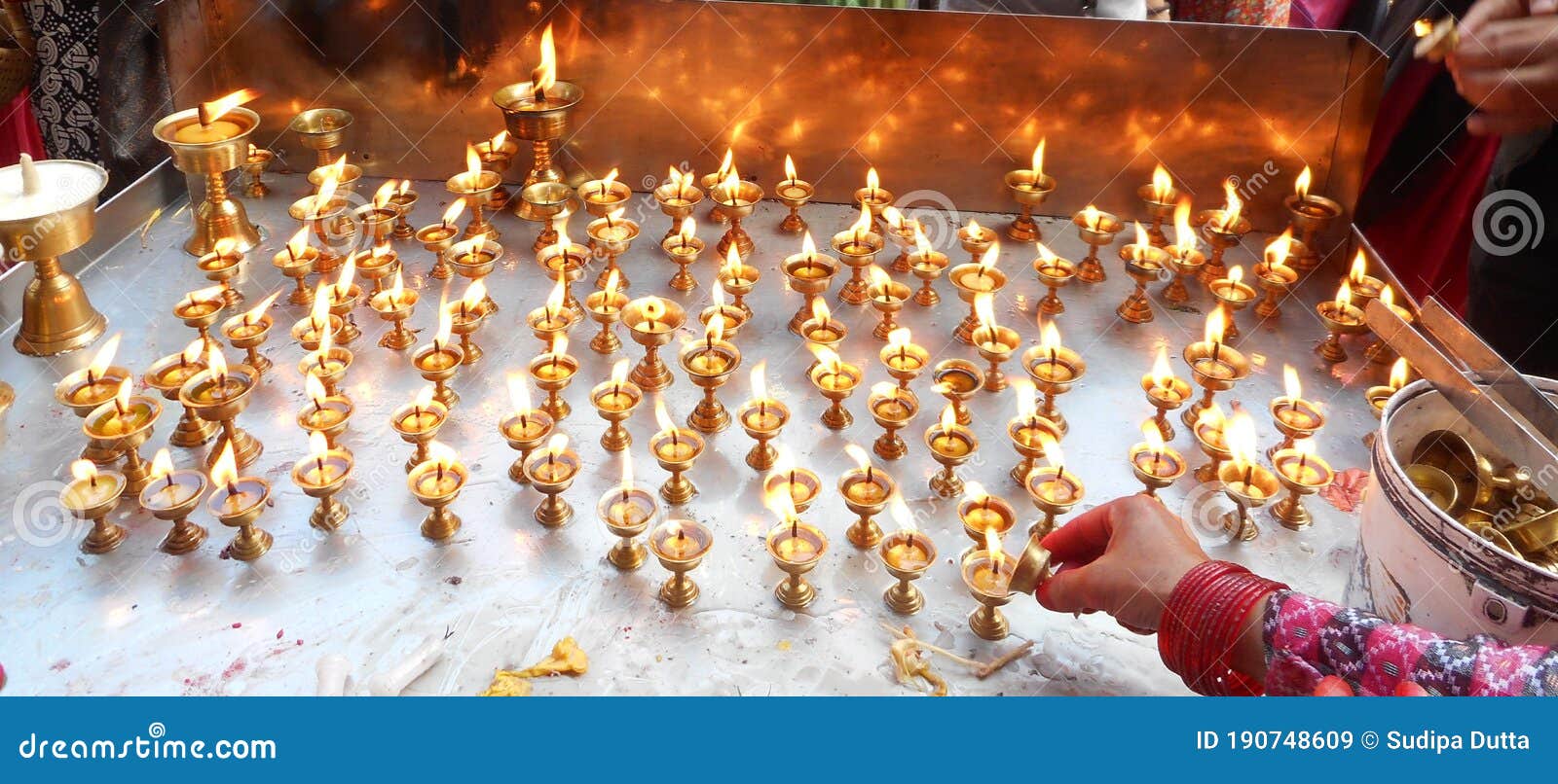 The Hindu Festival of Lights Called Diwali....... Stock Image - Image ...