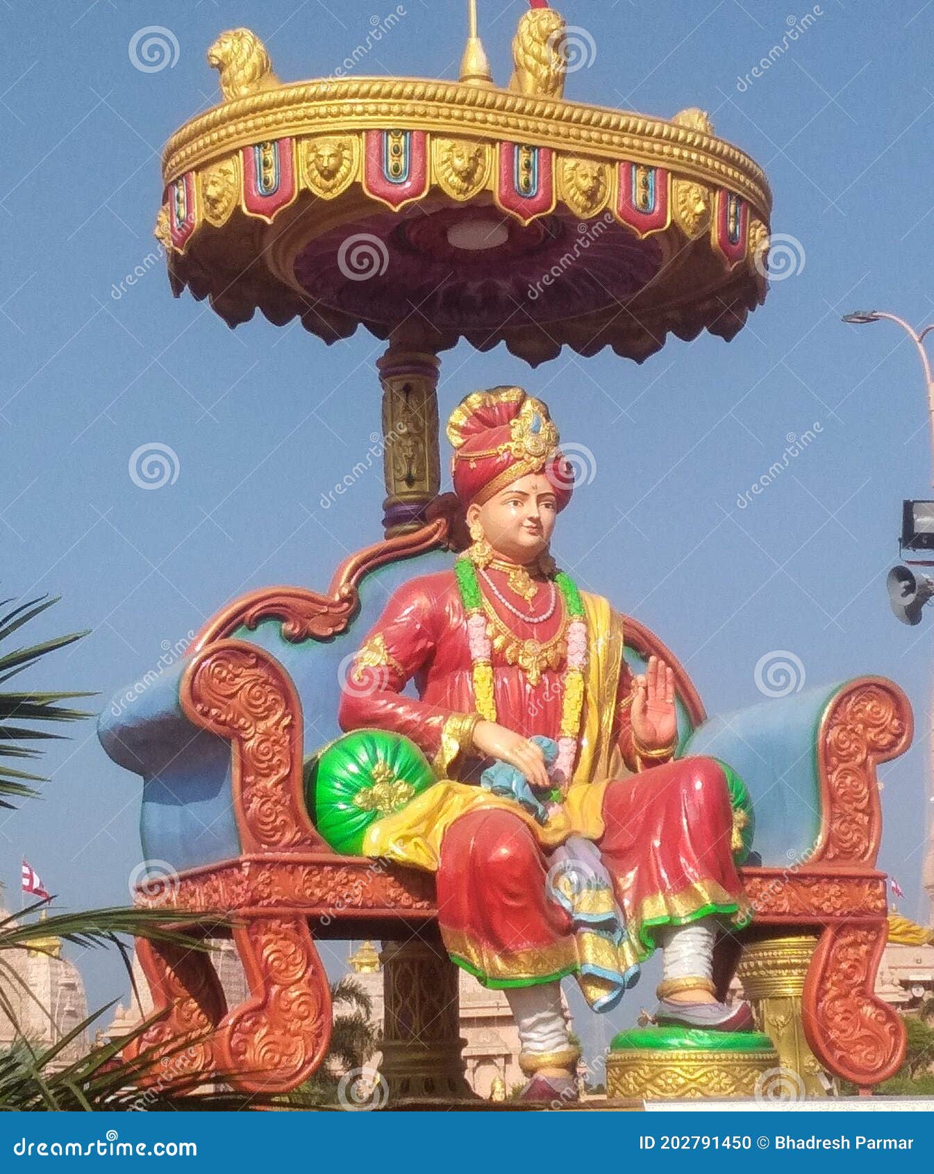 Hindu god status stock photo. Image of swaminarayan - 202791450