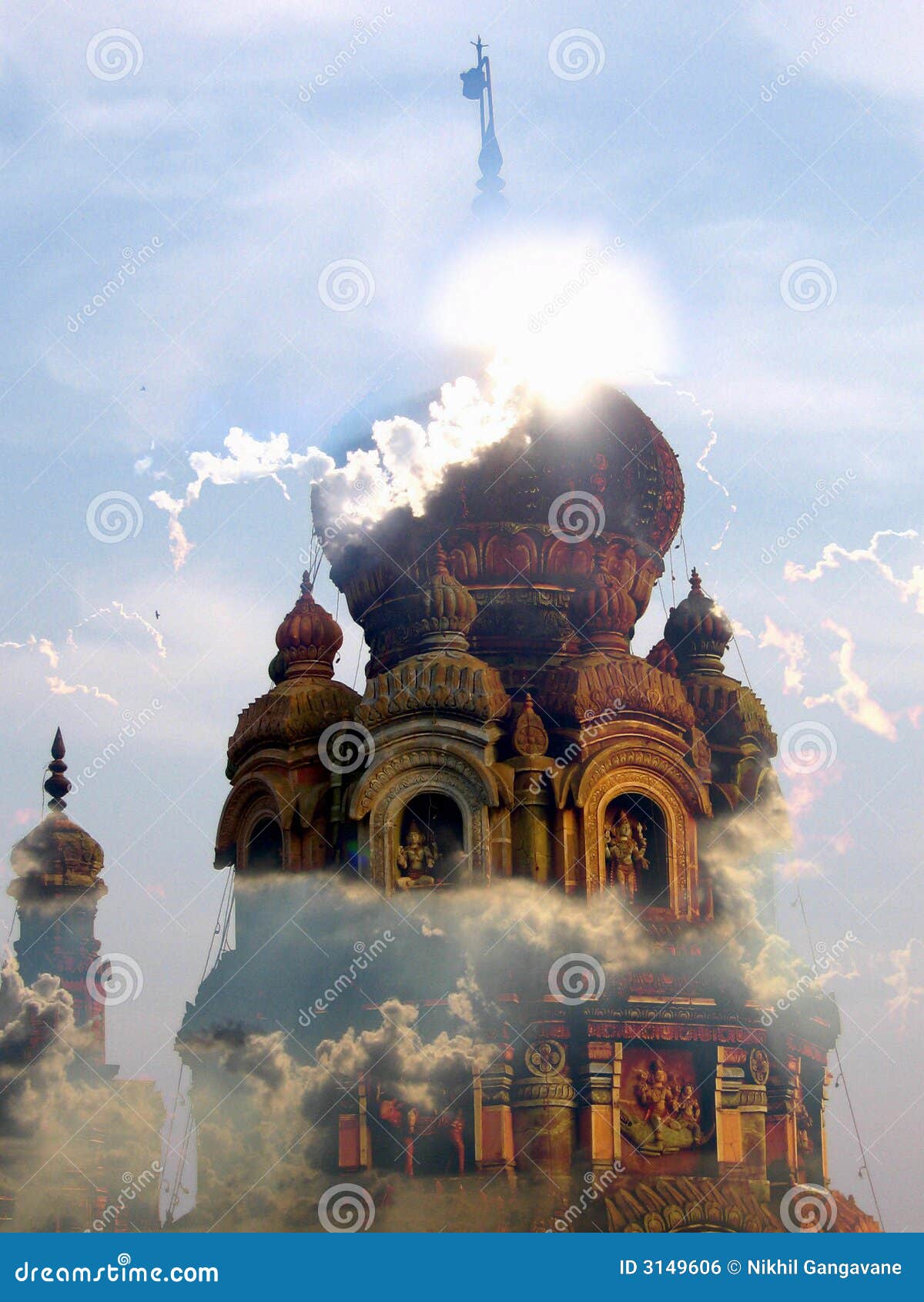 Hindu Heaven stock photo. Image of belief, dreamlike, abode - 3149606