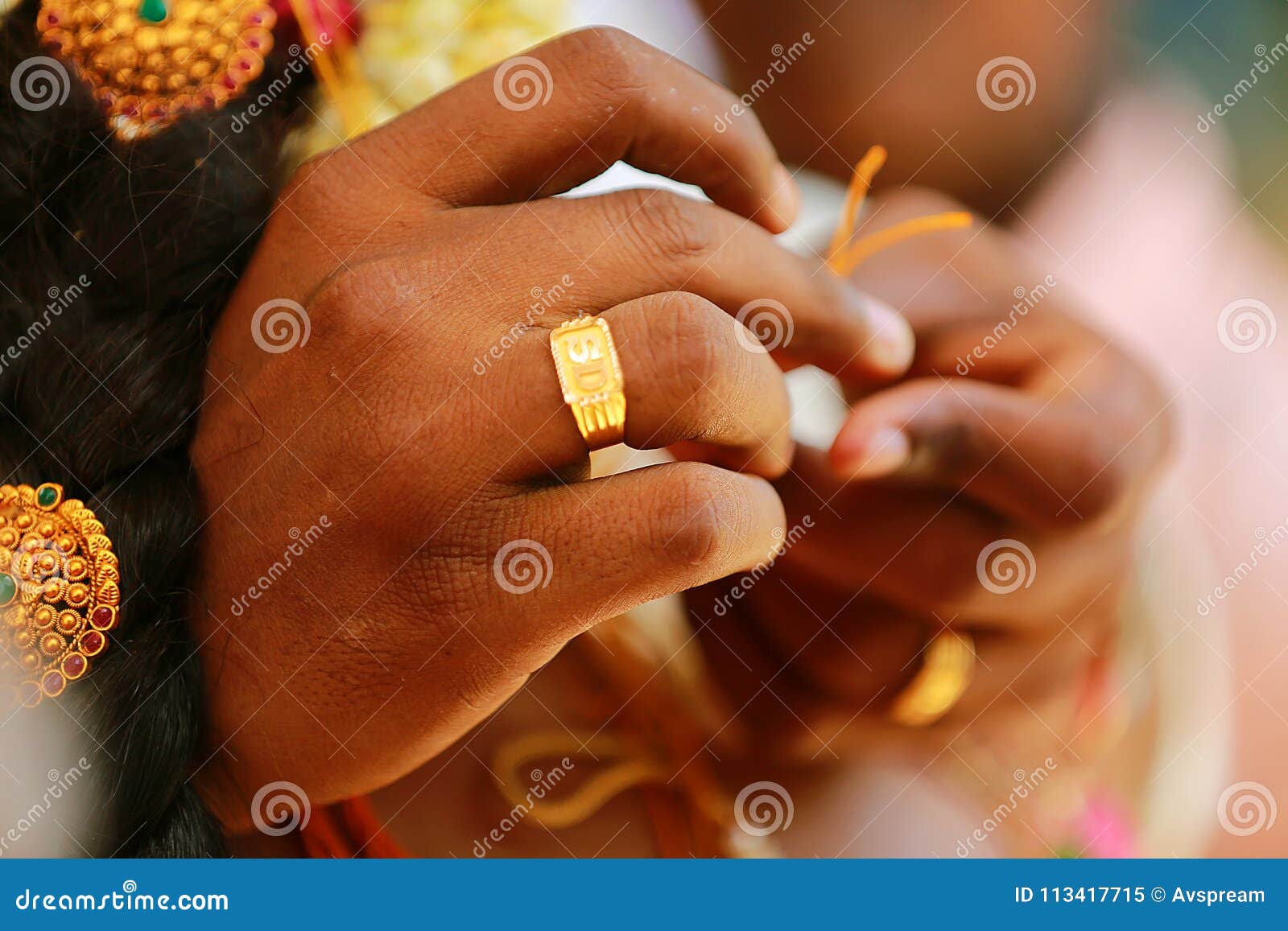 Hindu Indian Wedding Ceremony Stock Image - Image of couple, religious ...