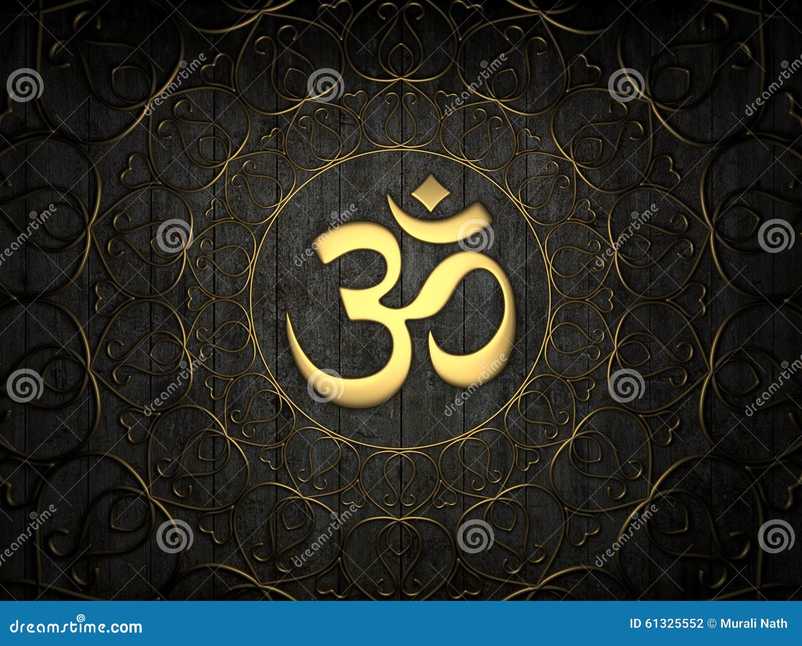 Hindu Om Icon stock illustration. Illustration of icon - 61325552