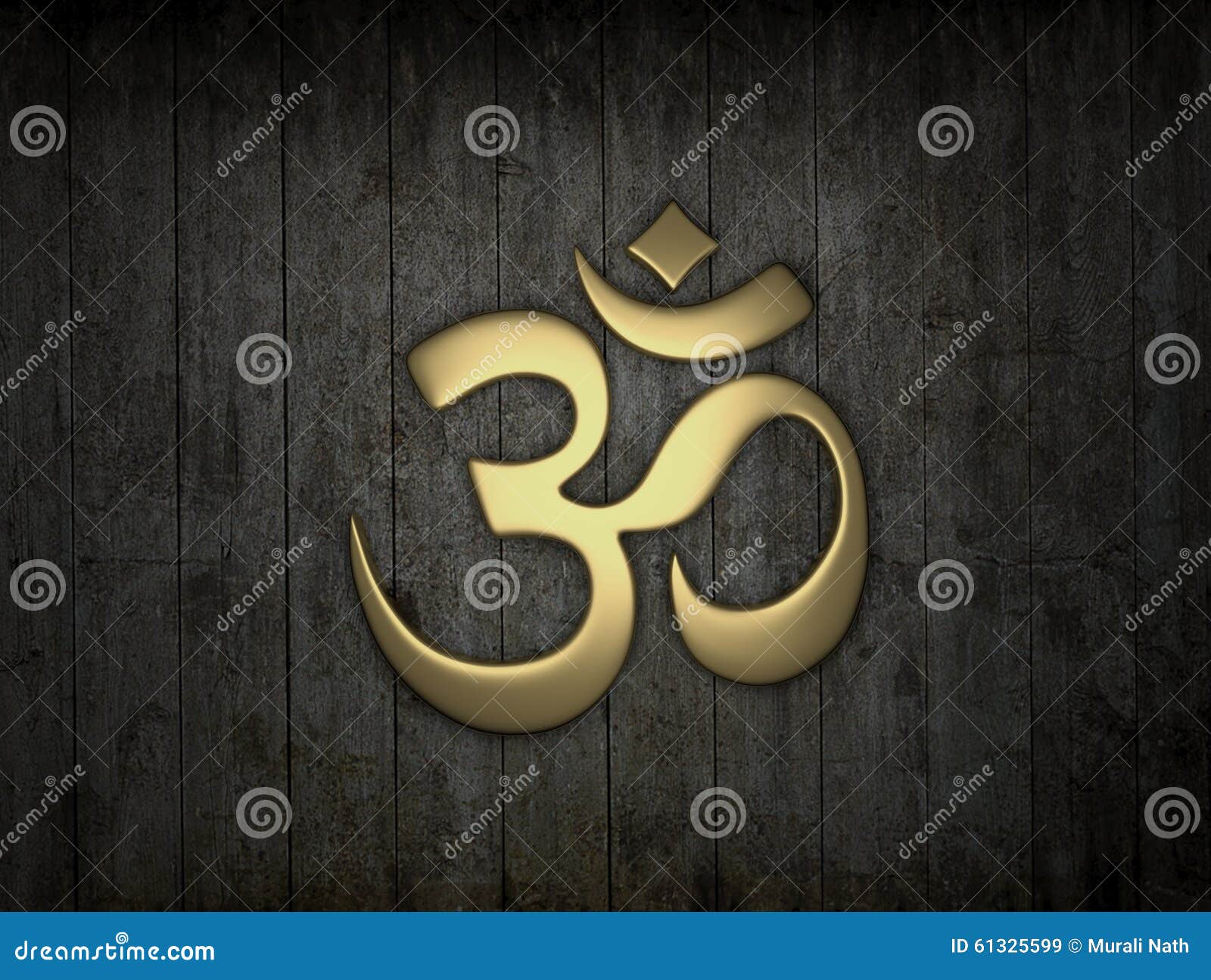 Hindu Om Icon stock illustration. Illustration of shape - 61325599