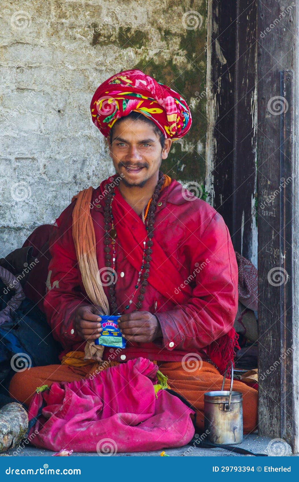 Hindu priest editorial stock image. Image of hinduism - 29793394