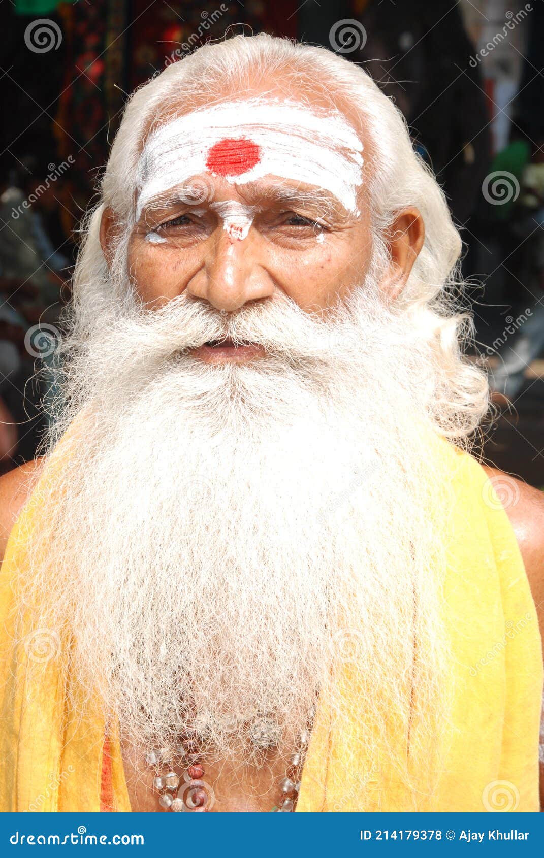 The Hindu Sadhu in Portrait Editorial Stock Photo - Image of life ...
