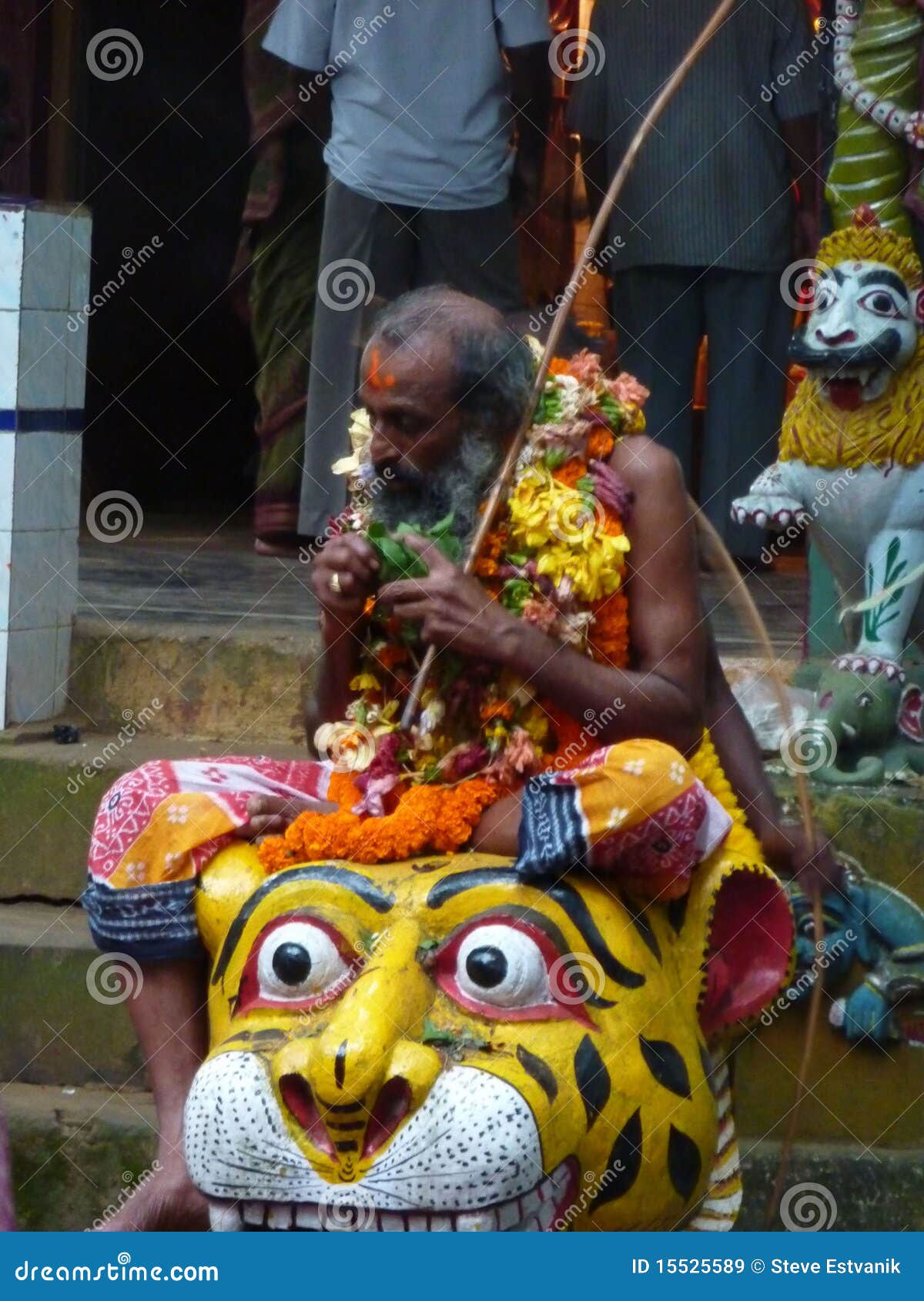 Hindu shaman editorial stock image. Image of religion - 15525589
