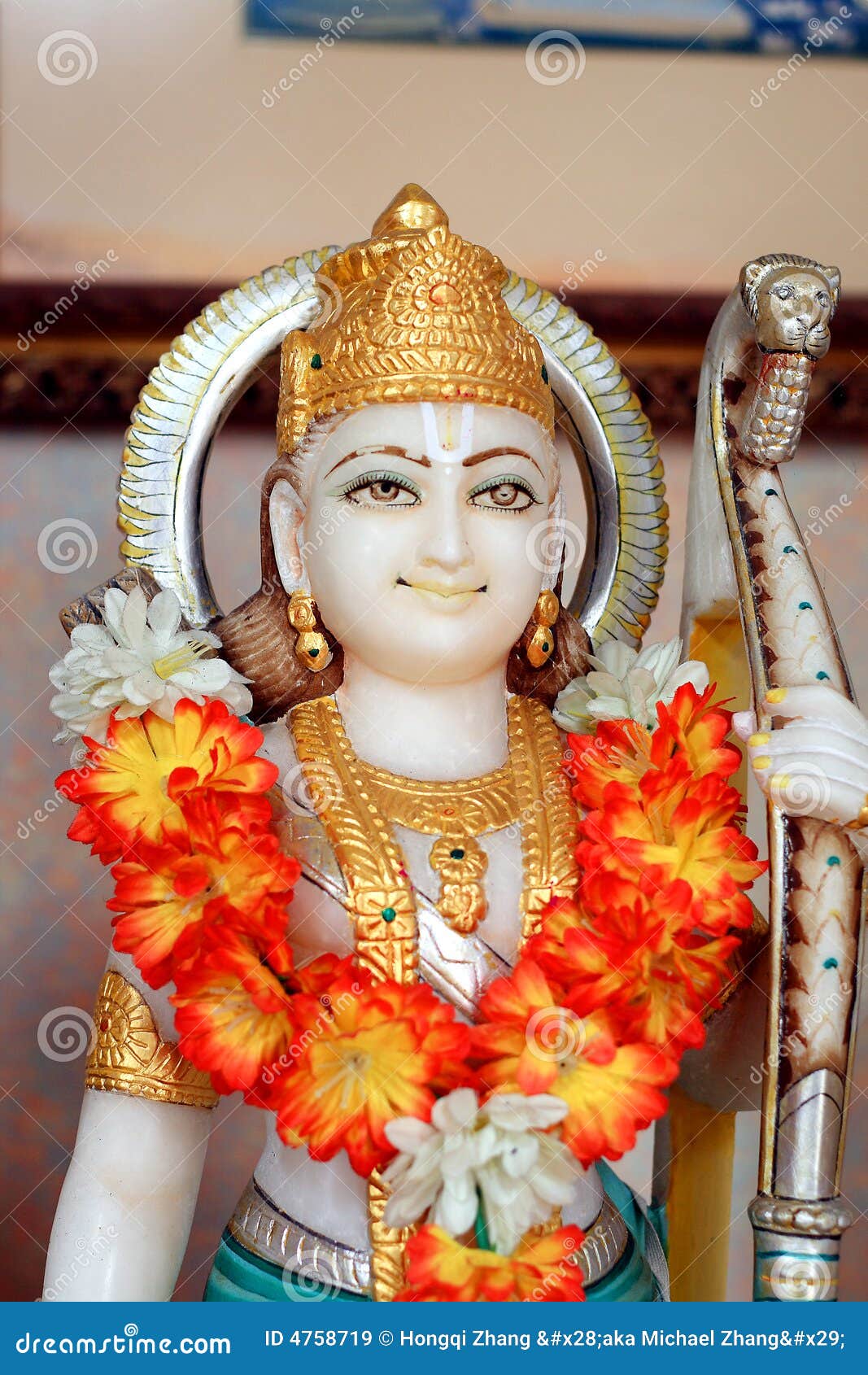 Hindu statue stock image. Image of decoration, culture - 4758719