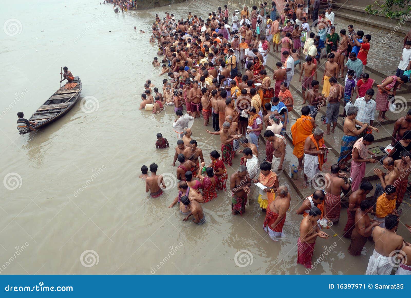 Hindu Tarpan rituals editorial photo. Image of pray, memory - 16397971
