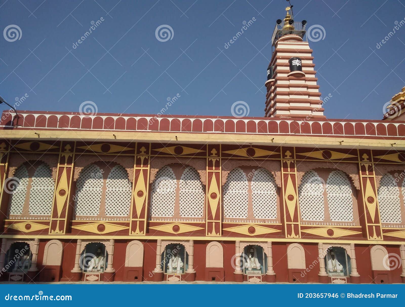 Hindu temple Ayodhya stock photo. Image of hindu, landmark - 203657946