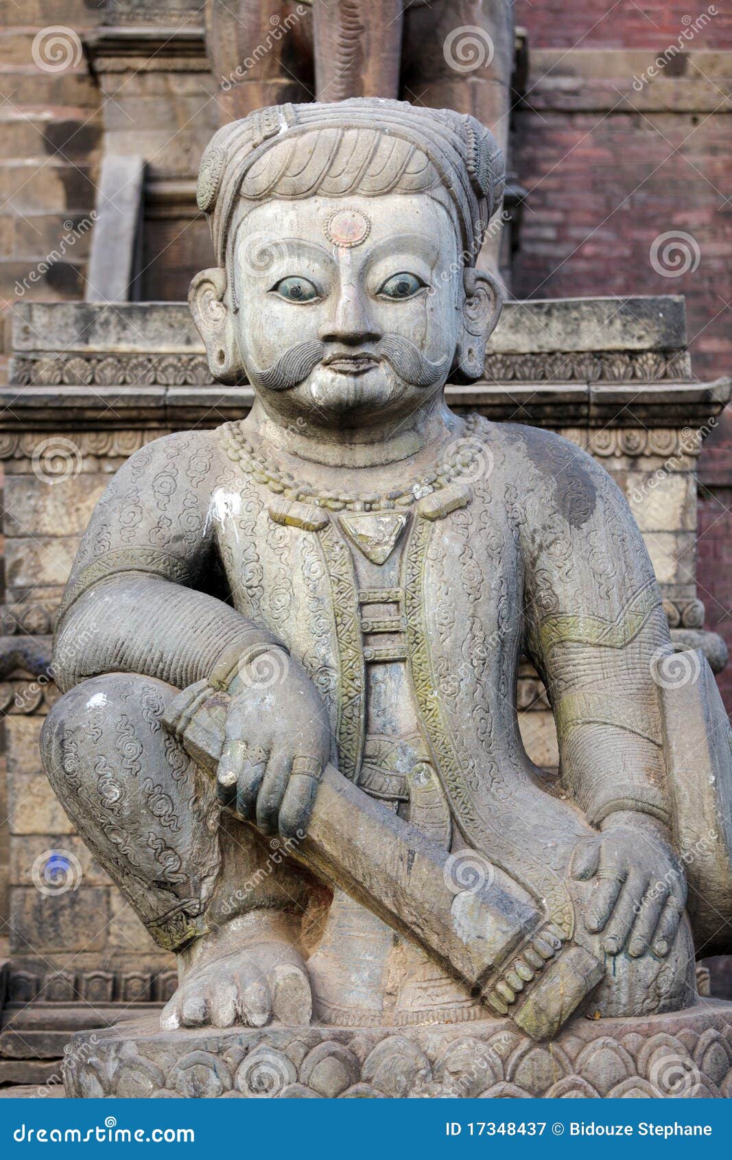 Hindu temple guardian stock image. Image of artistic - 17348437