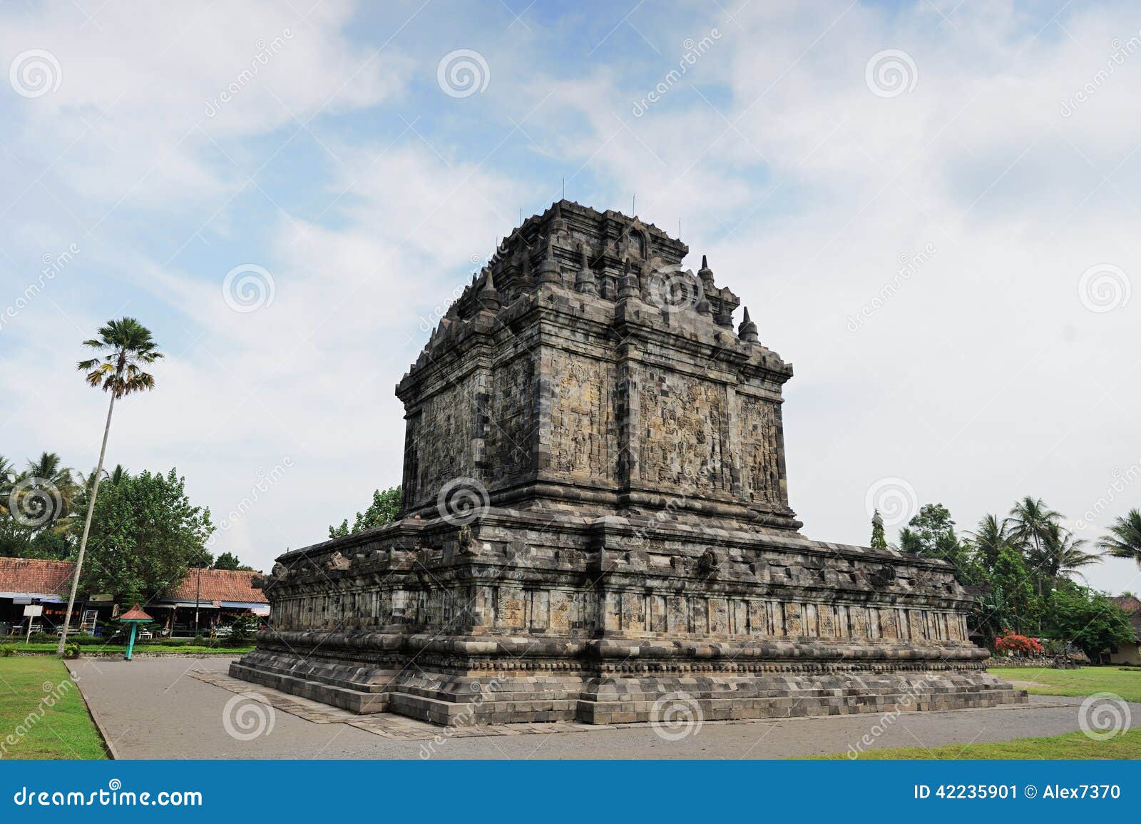 Hindu Temple. Java, Indonesia Stock Image - Image of antiquities ...