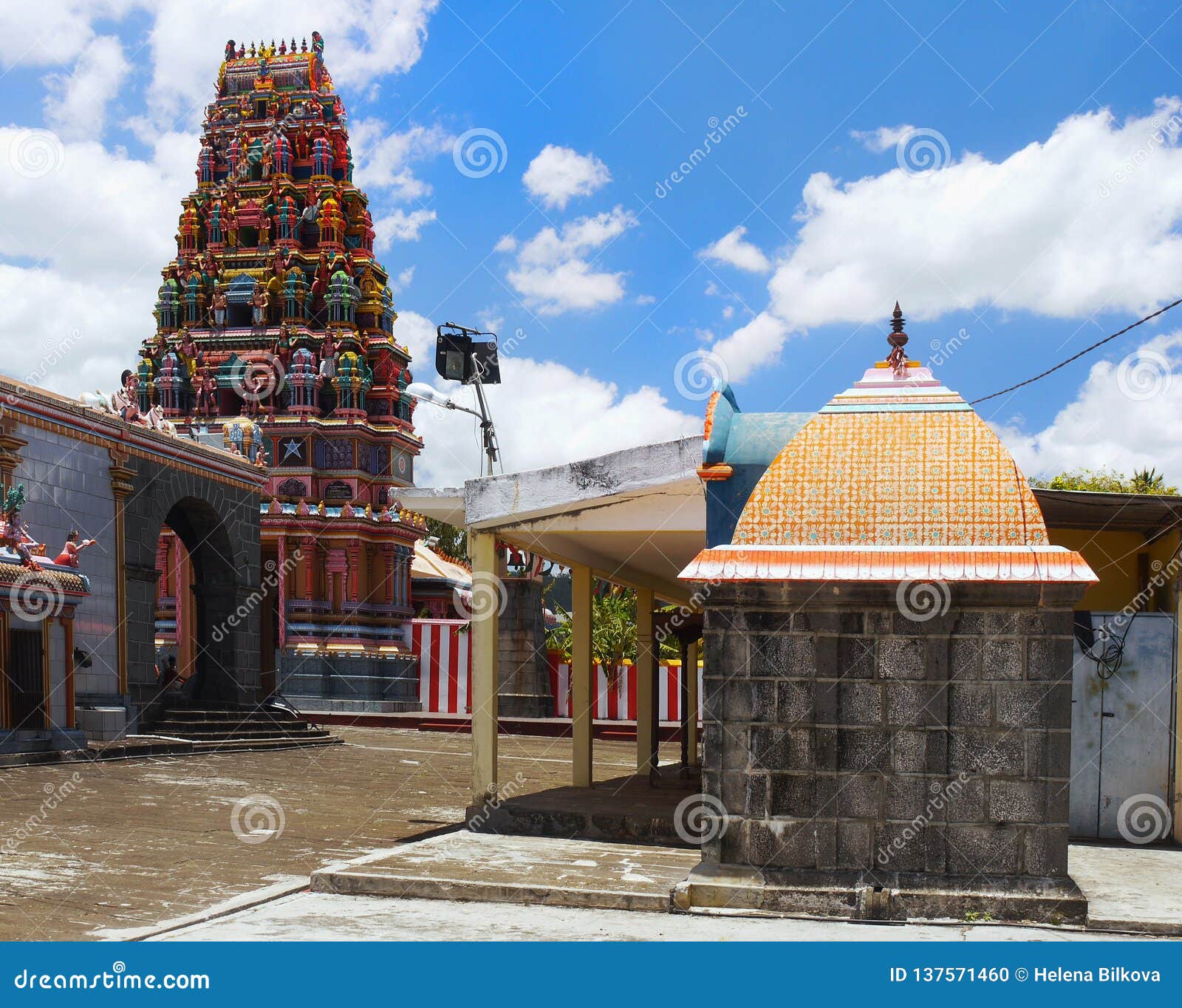 Kalaisson Hindu Temple, Port Louis, Mauritius Royalty-Free Stock ...