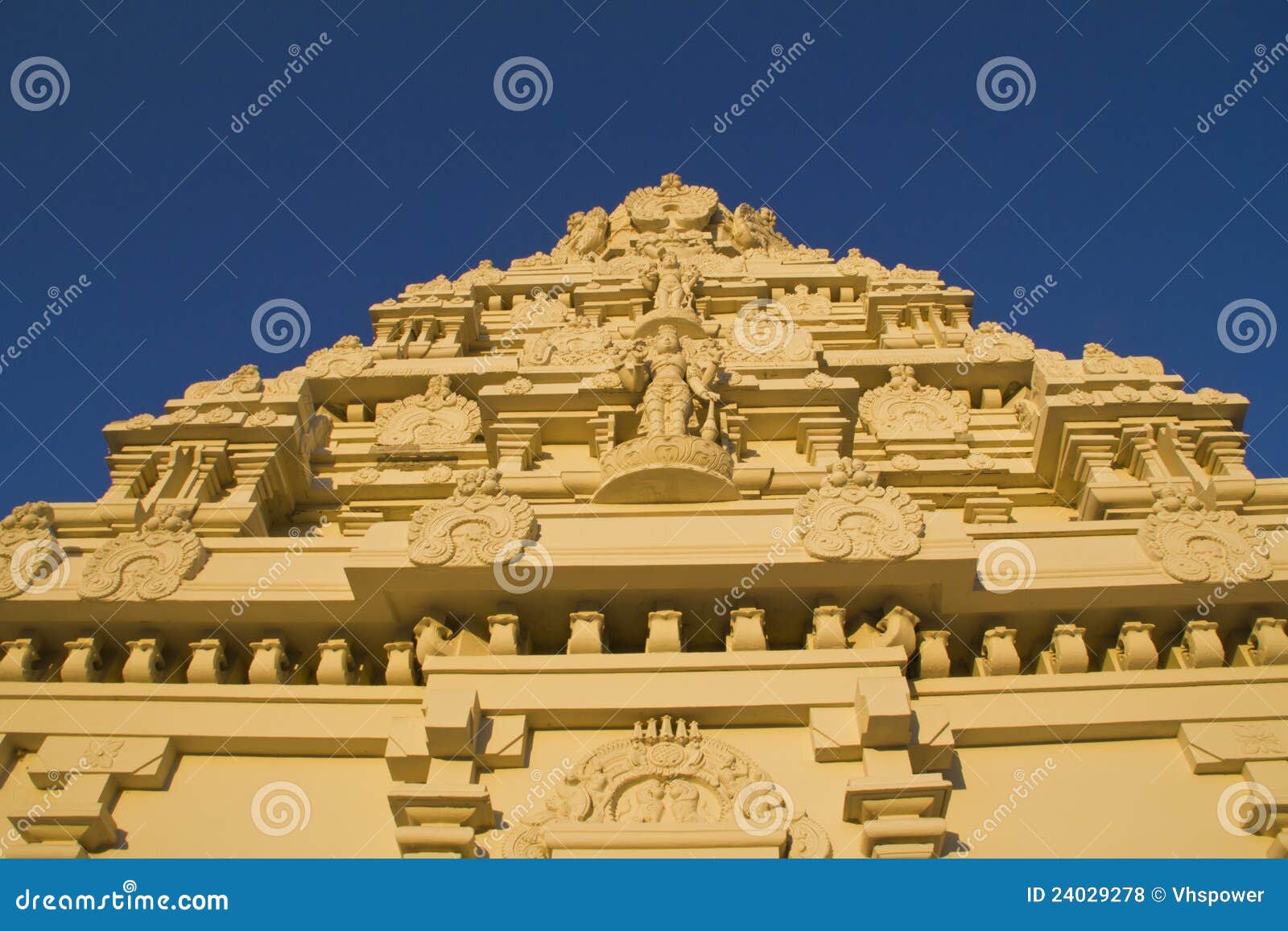 Hindu temple low angle stock photo. Image of worship - 24029278